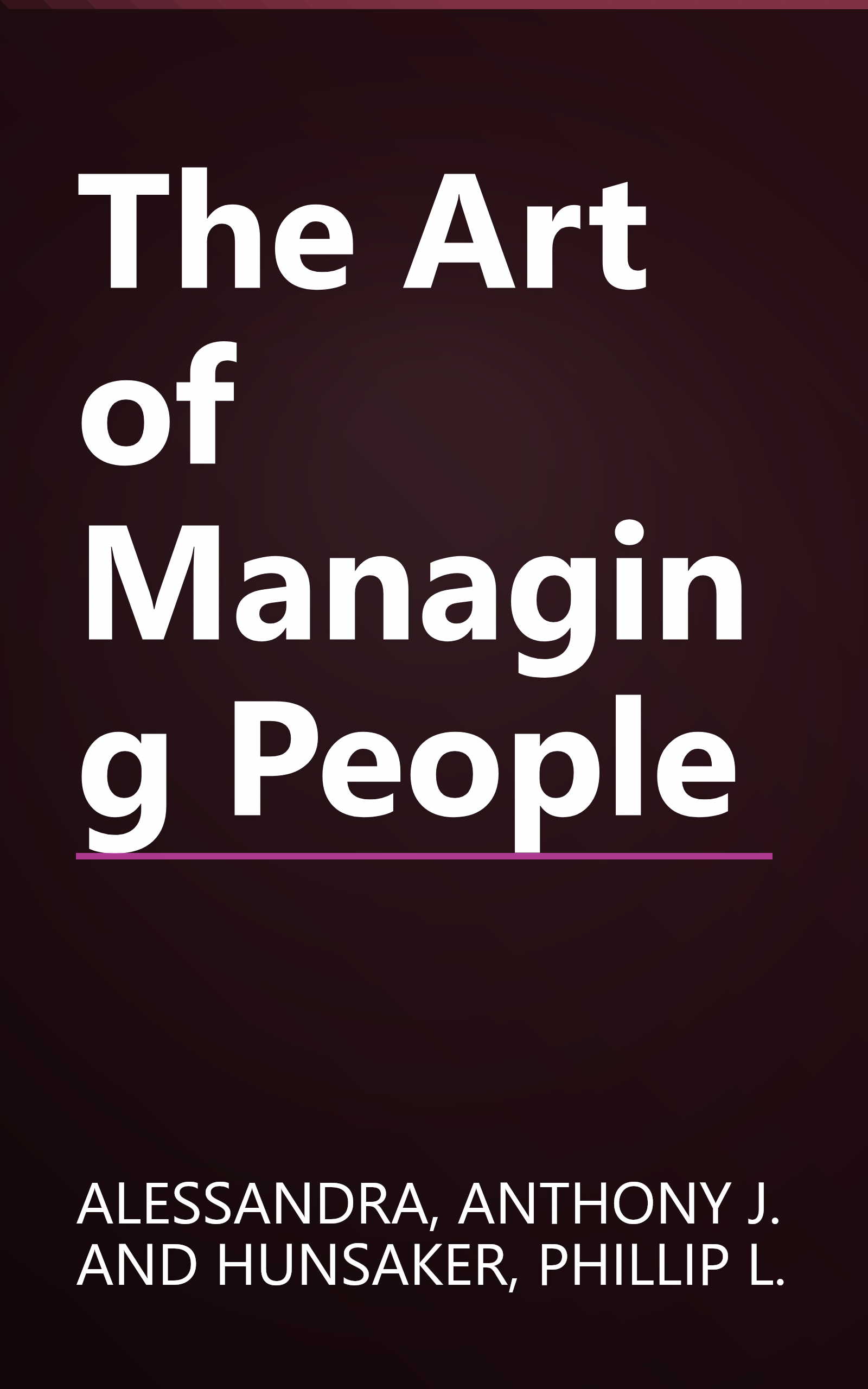 The Art of Managing People book cover