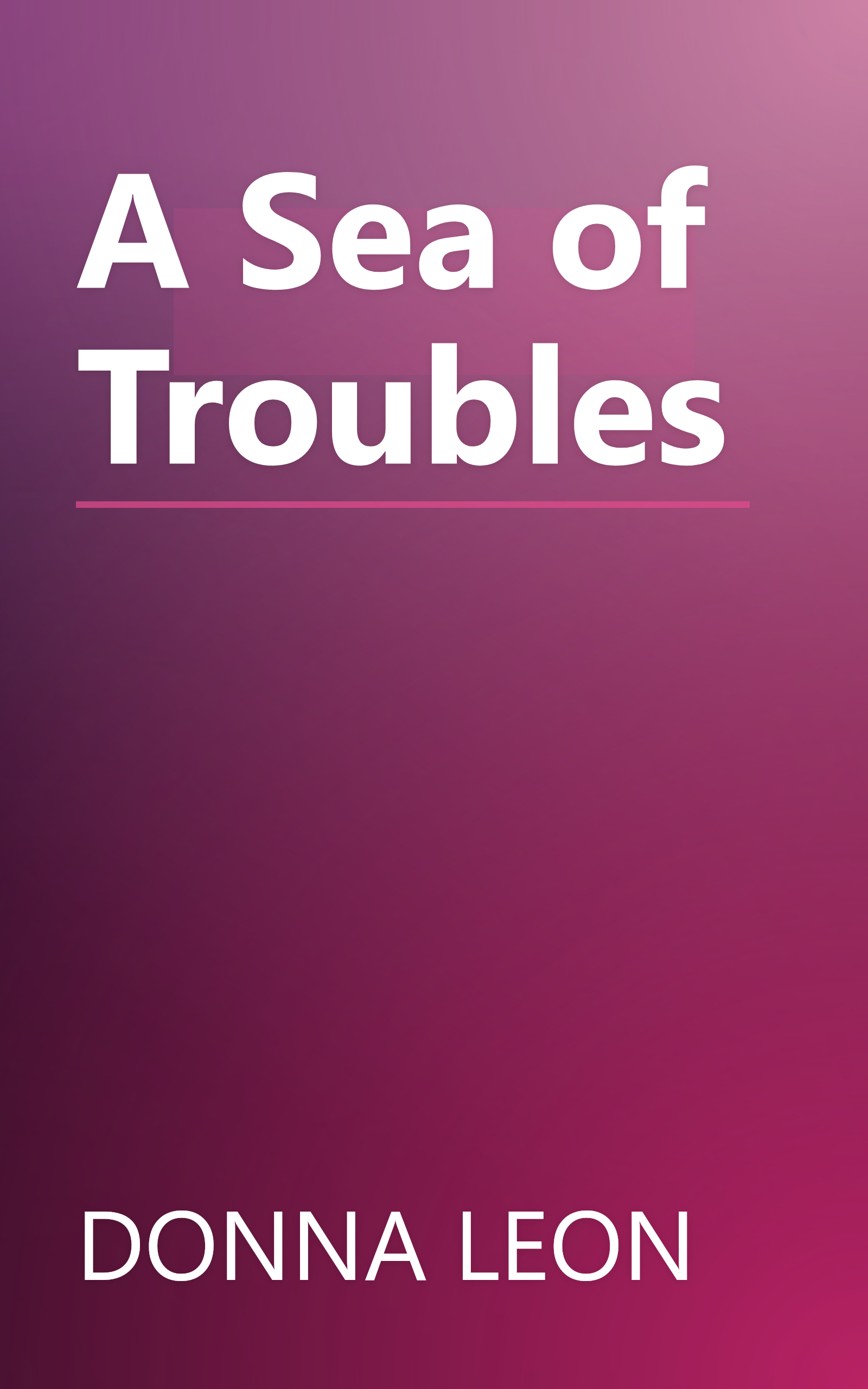 A Sea of Troubles book cover