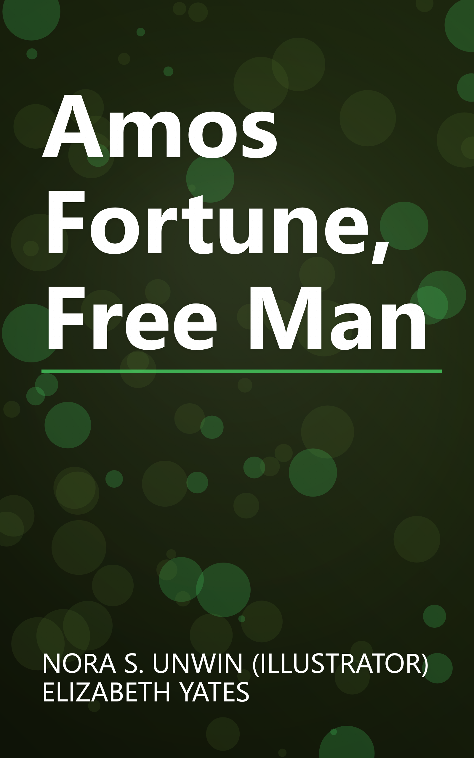 Amos Fortune, Free Man book cover