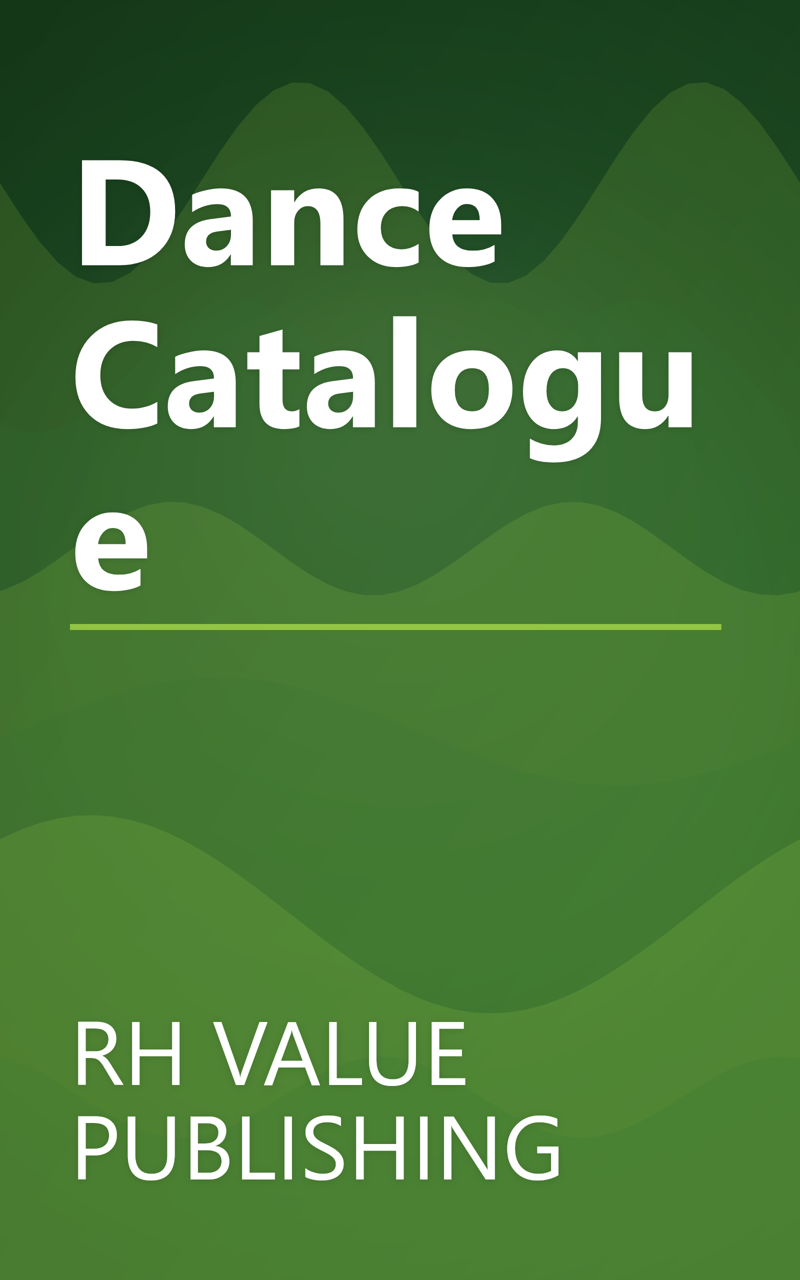 Dance Catalogue book cover