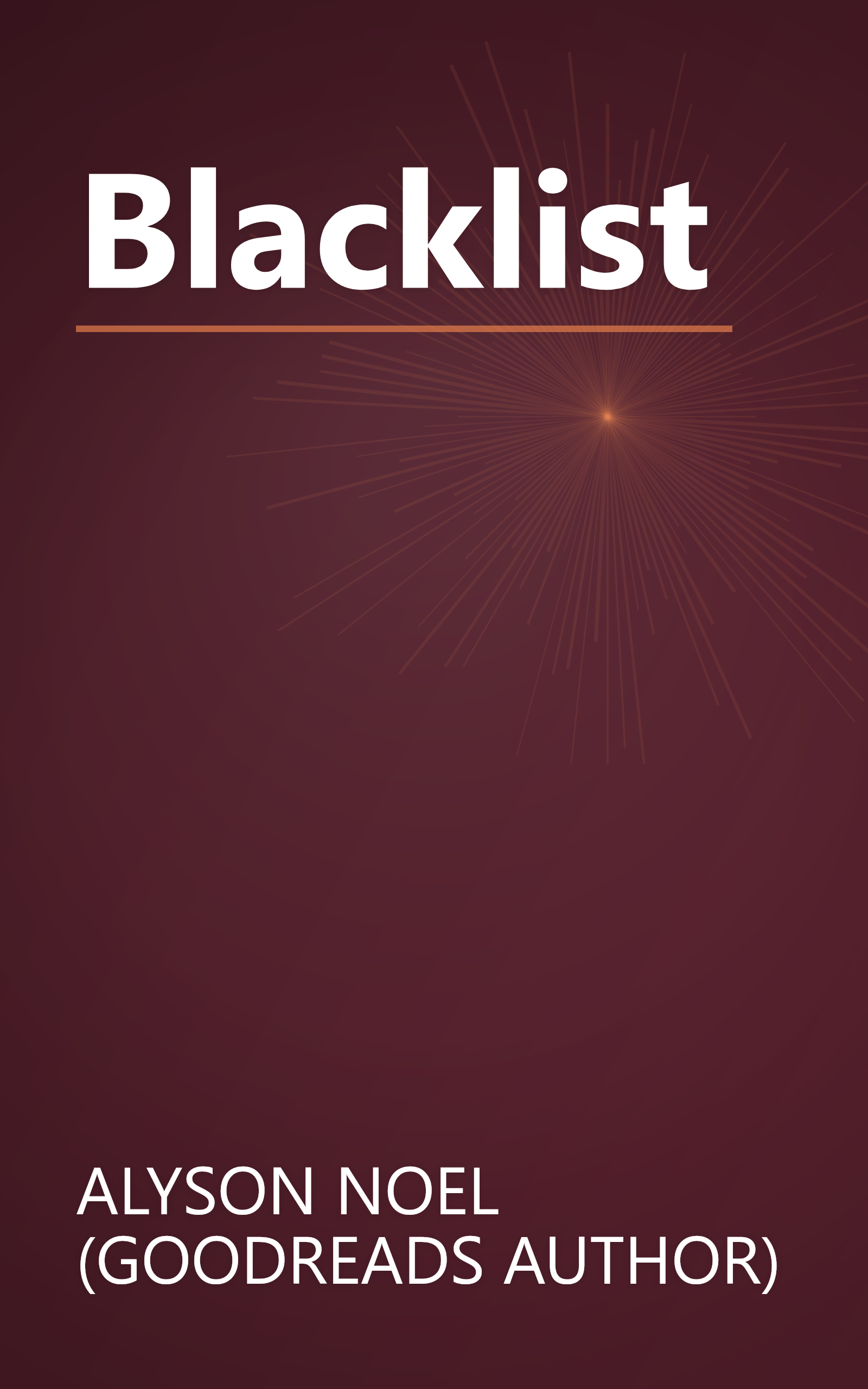 Blacklist book cover