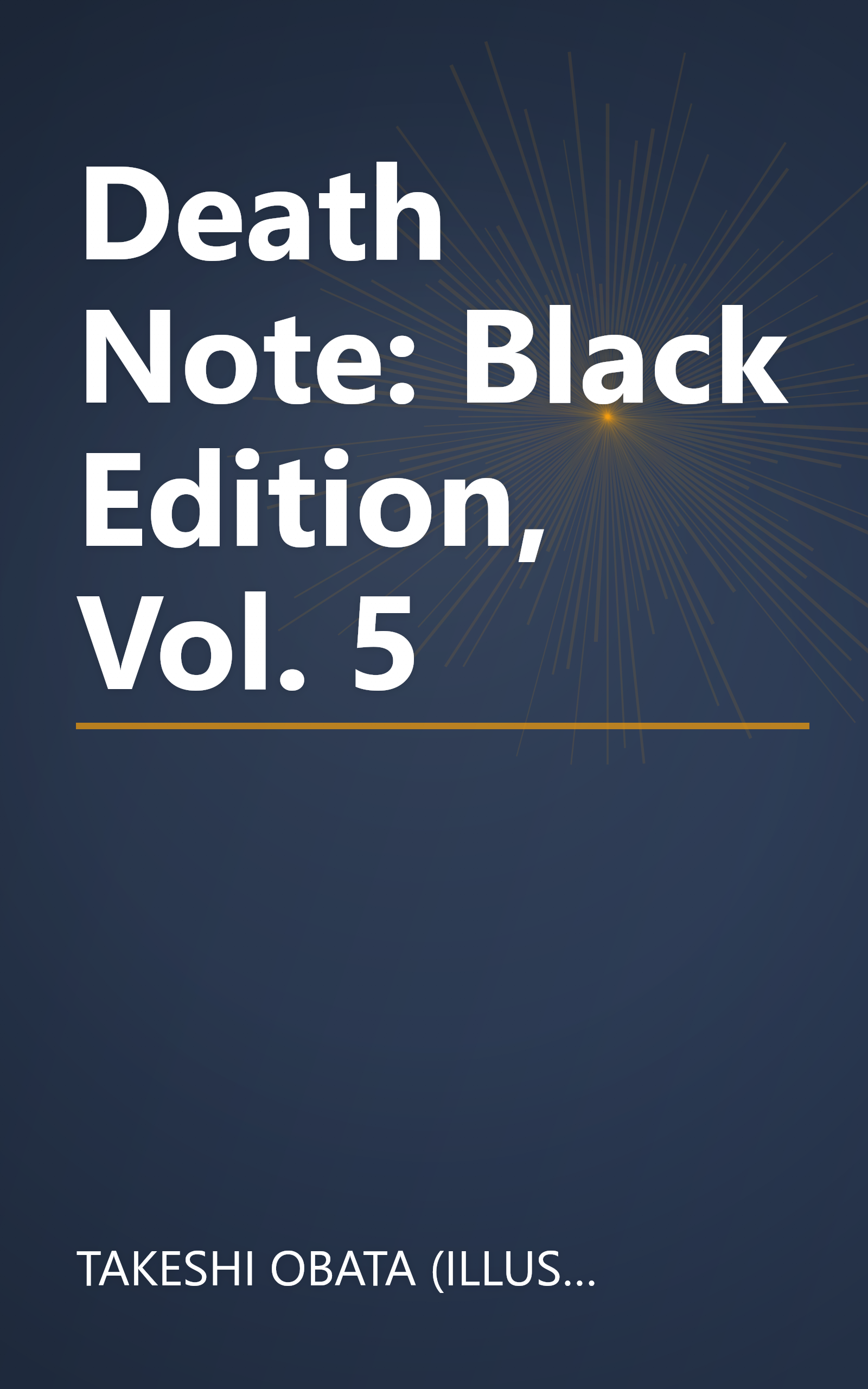 Death Note: Black Edition, Vol. 5 book cover