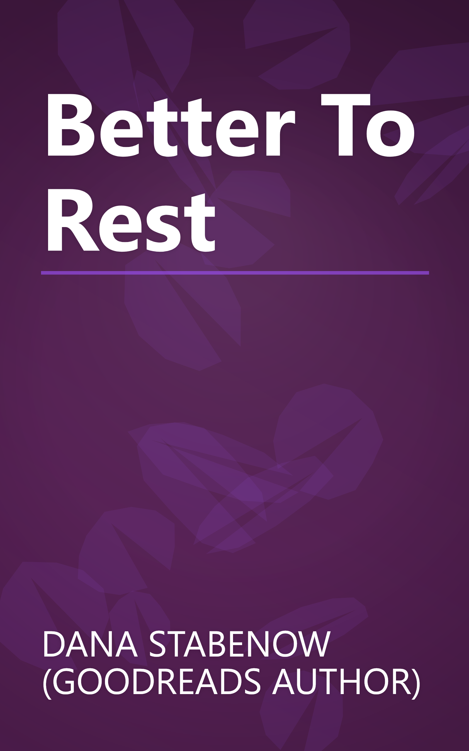 Better To Rest book cover