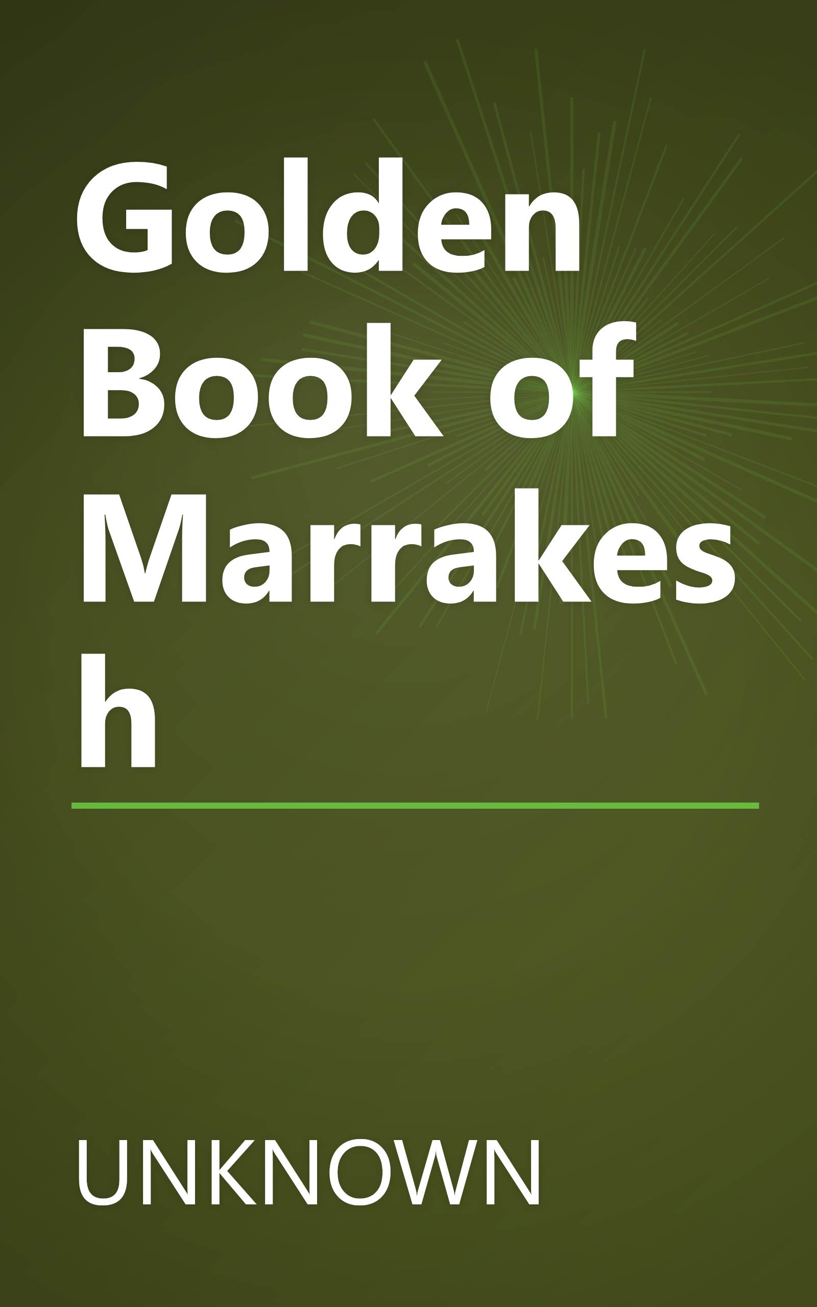 Golden Book of Marrakesh book cover