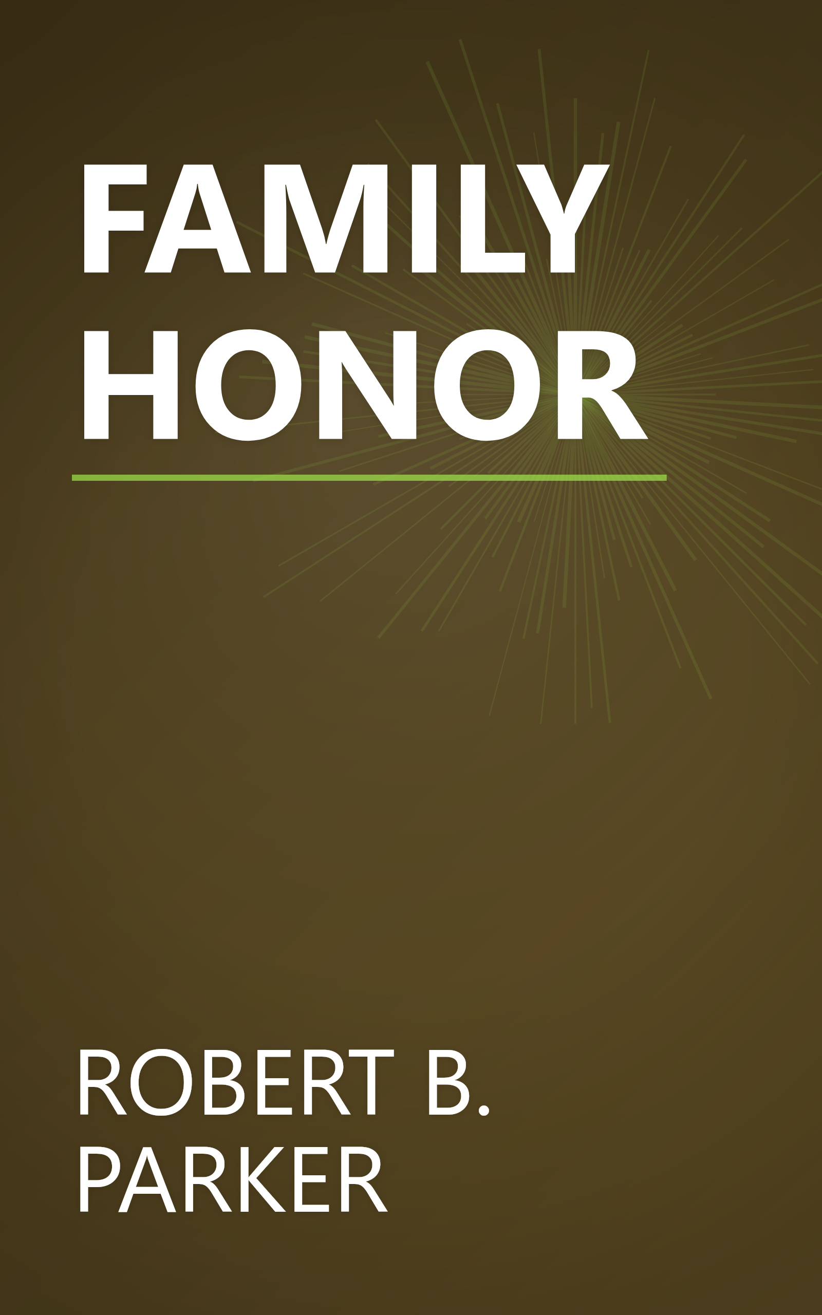 FAMILY HONOR book cover