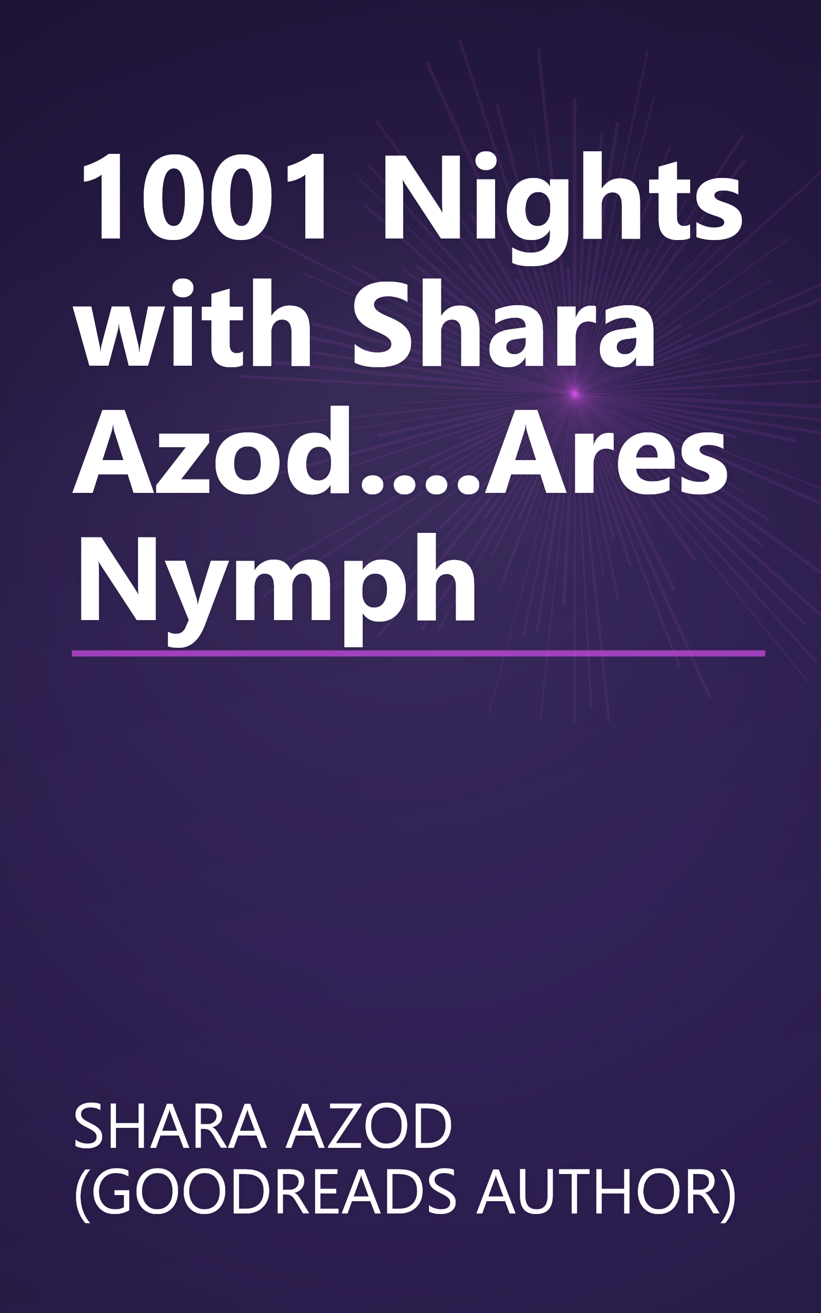 1001 Nights with Shara Azod....Ares Nymph book cover