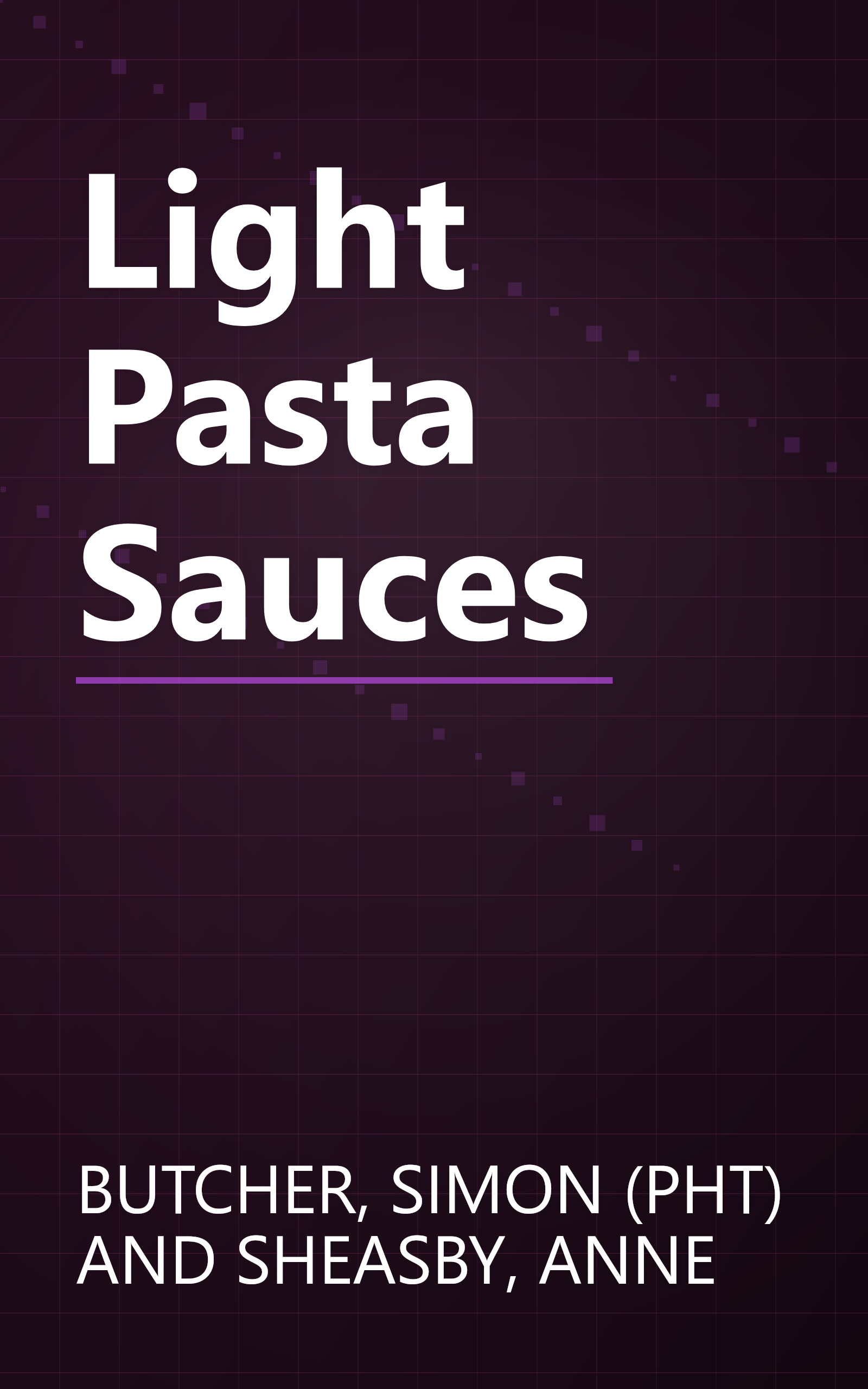 Light Pasta Sauces book cover