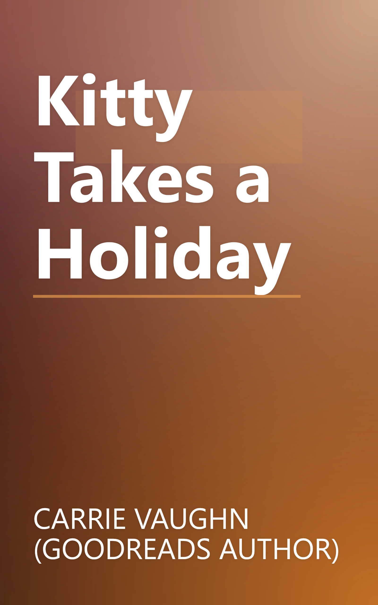 Kitty Takes a Holiday book cover