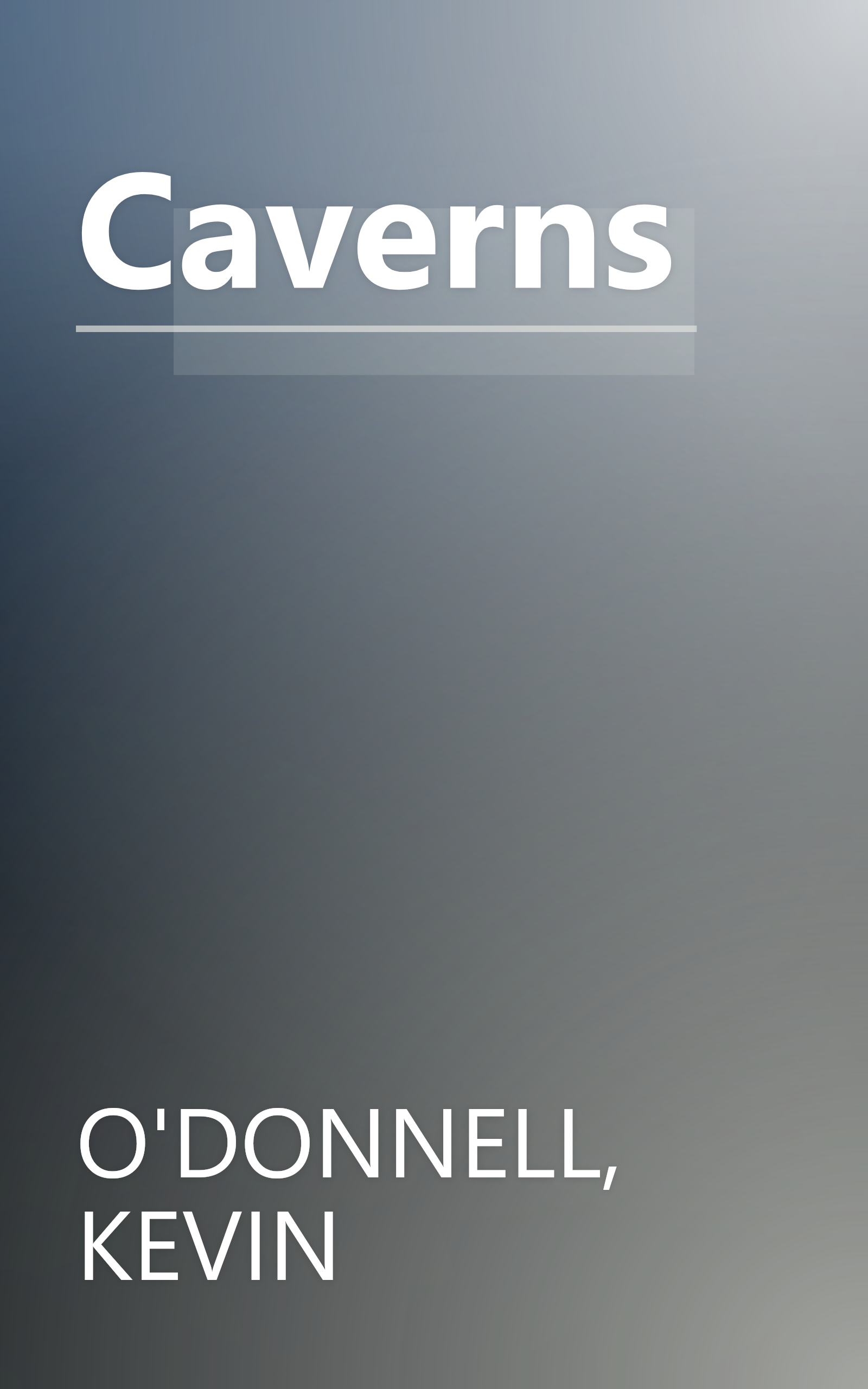 Caverns book cover