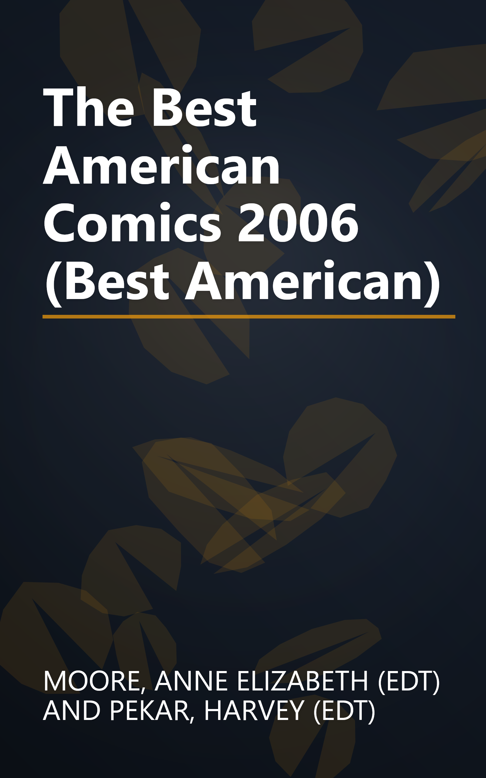 The Best American Comics 2006 (Best American) book cover