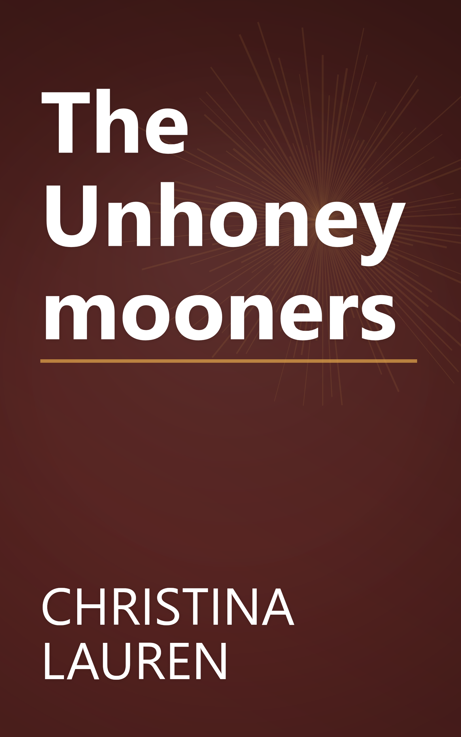The Unhoneymooners book cover