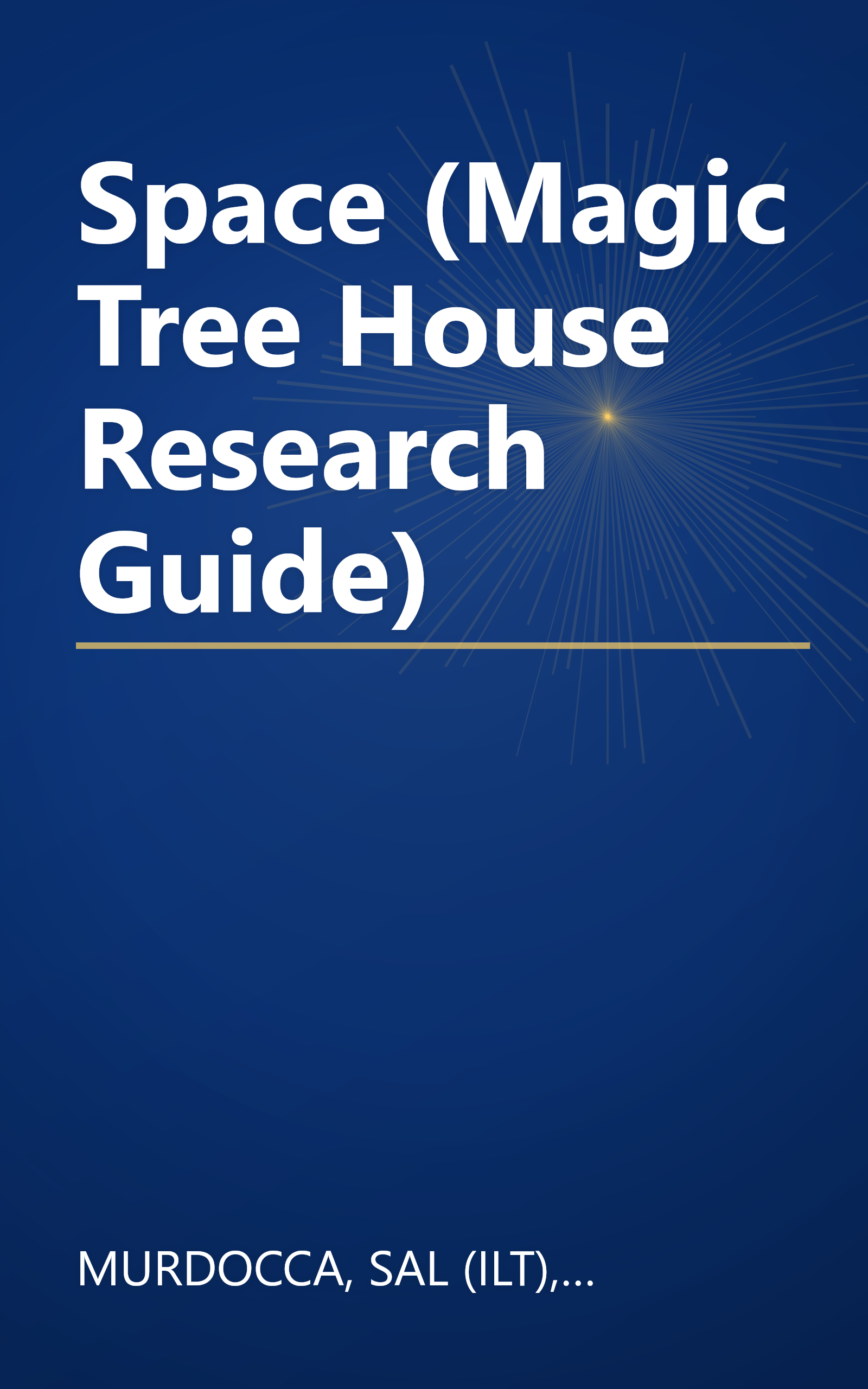 Space (Magic Tree House Research Guide) book cover