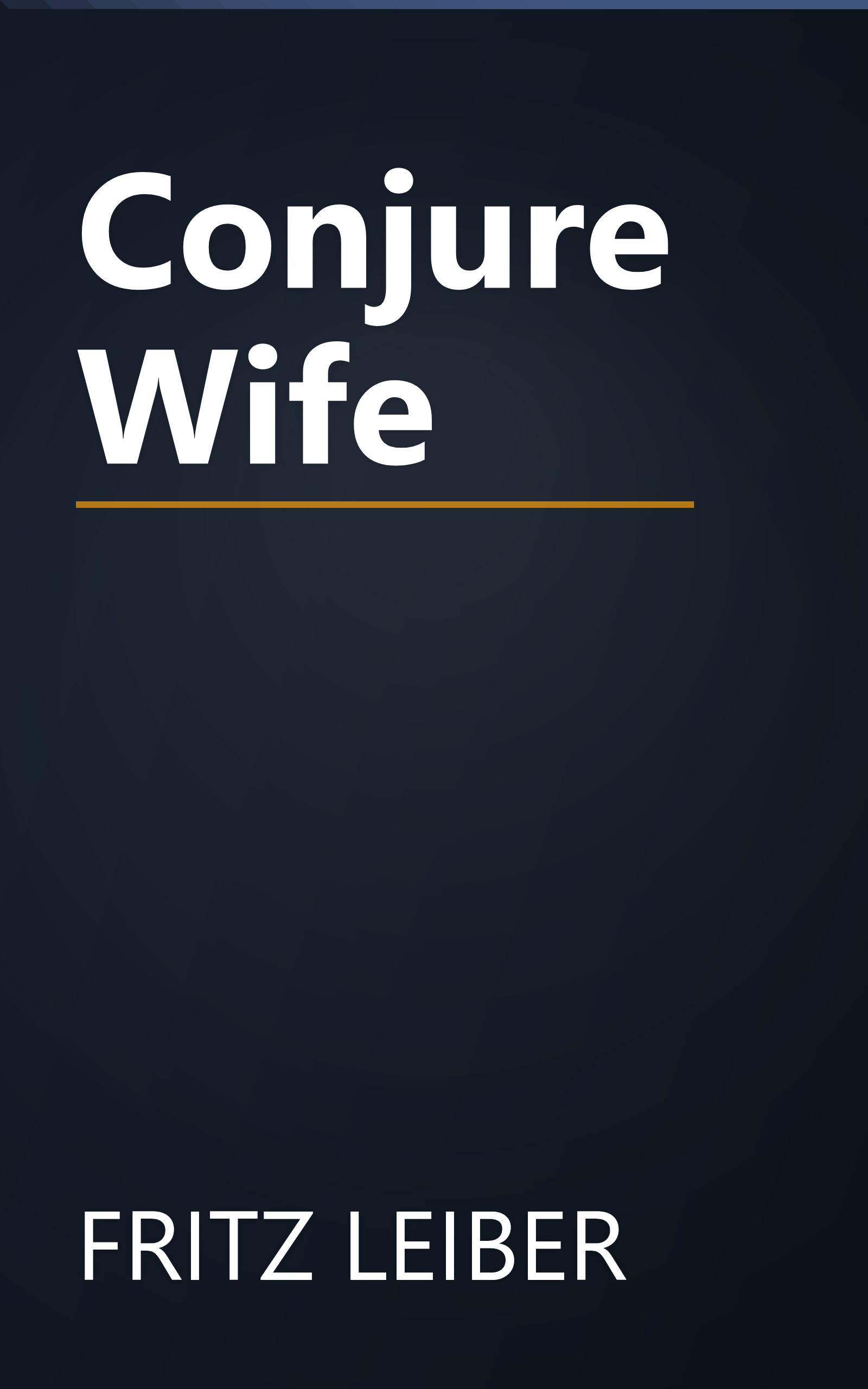 Conjure Wife book cover