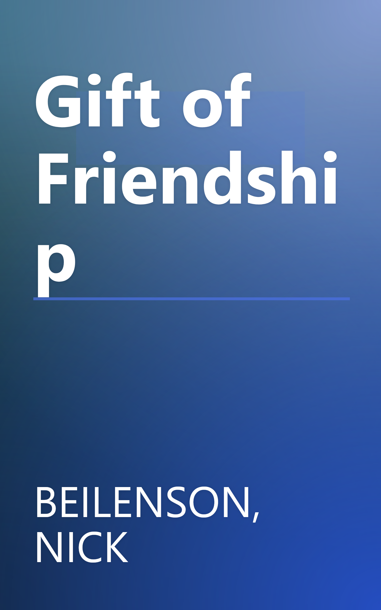 Gift of Friendship book cover