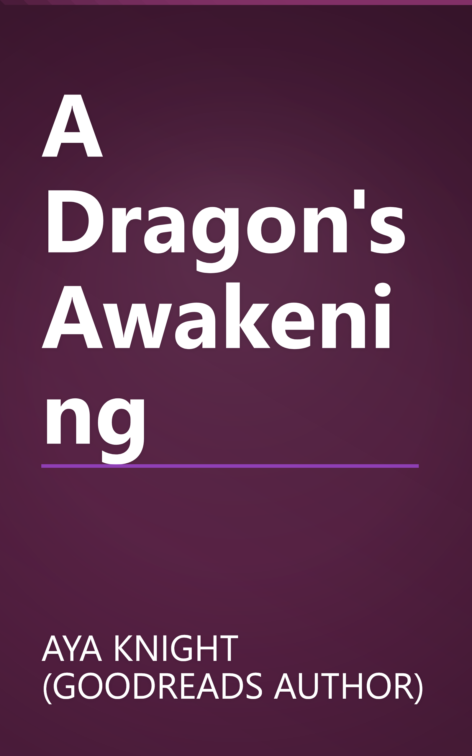 A Dragon's Awakening book cover
