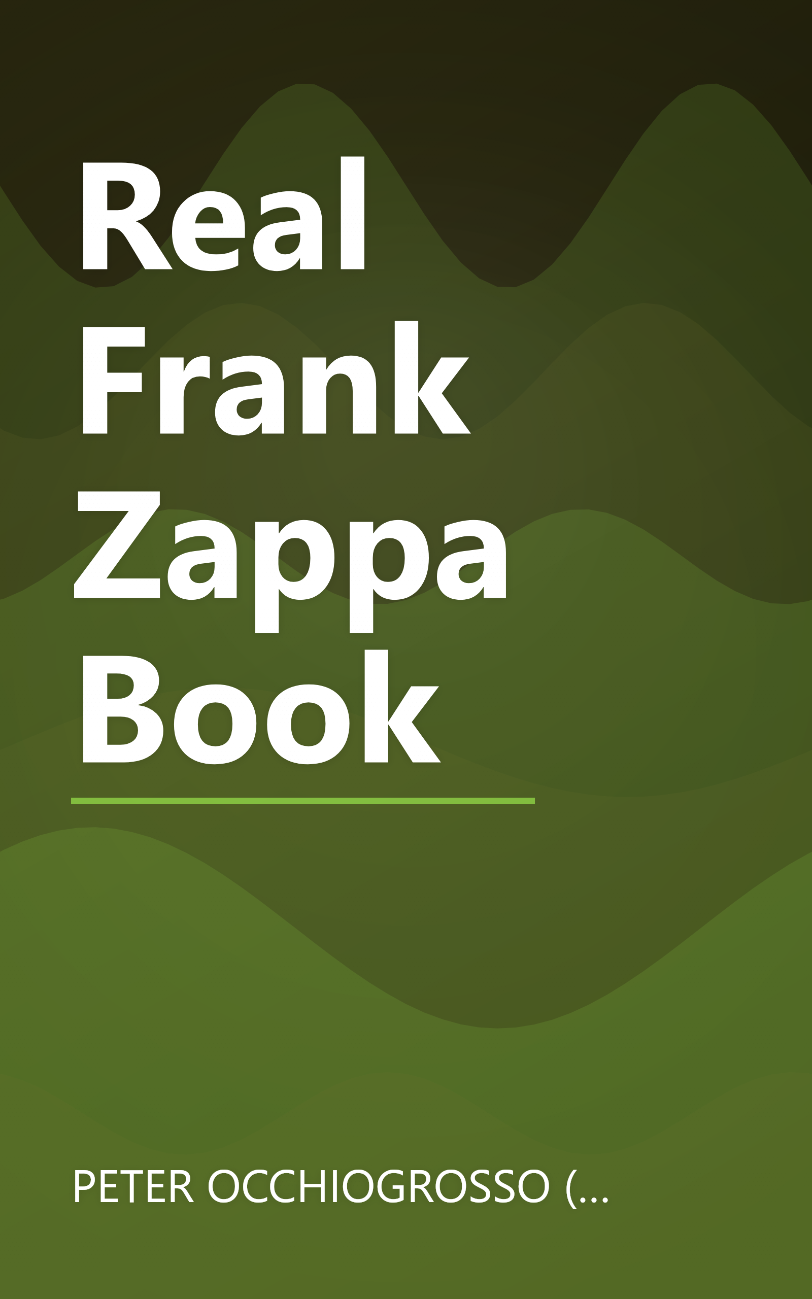 Real Frank Zappa Book book cover