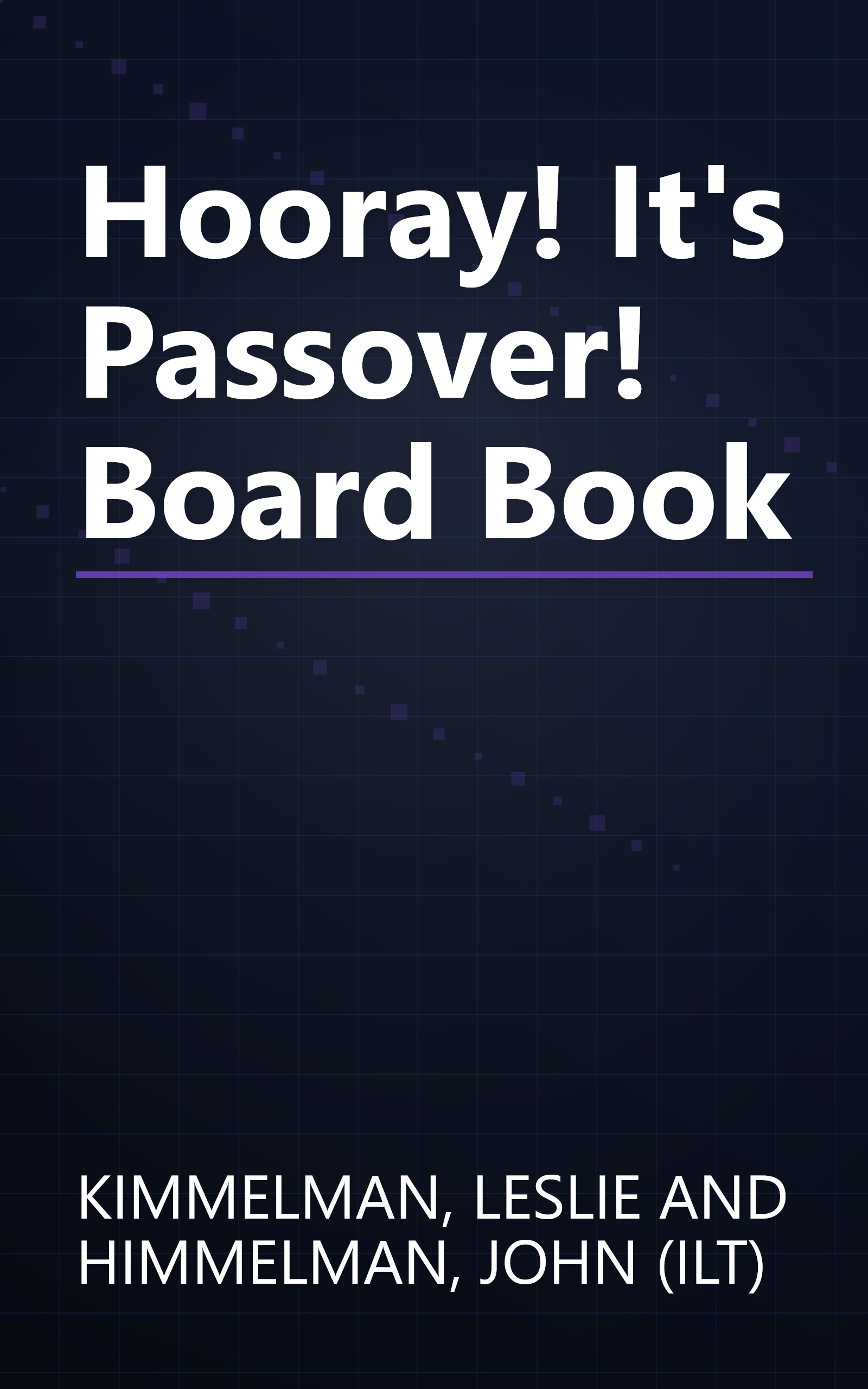 Hooray! It's Passover! Board Book book cover