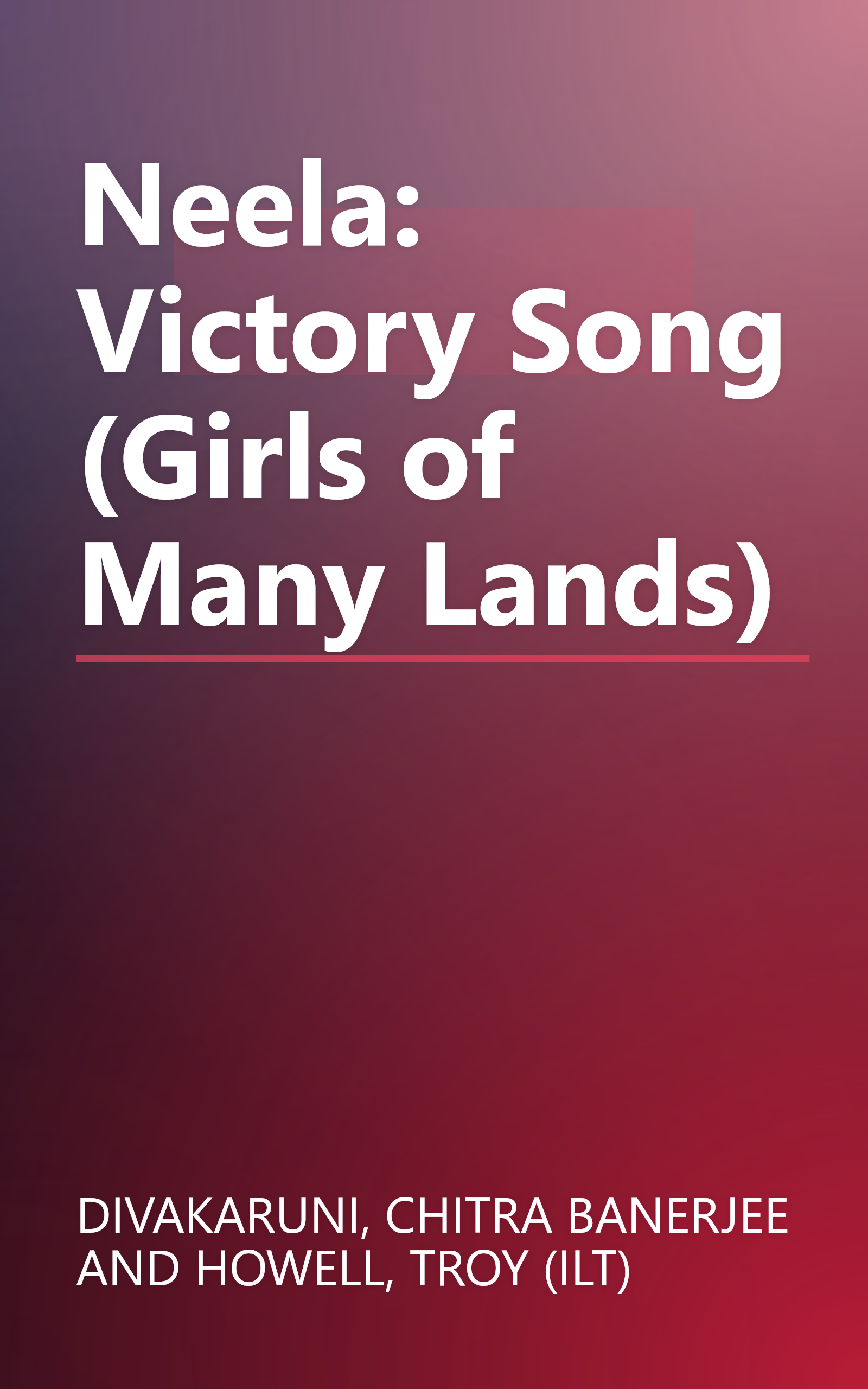 Neela: Victory Song (Girls of Many Lands) book cover