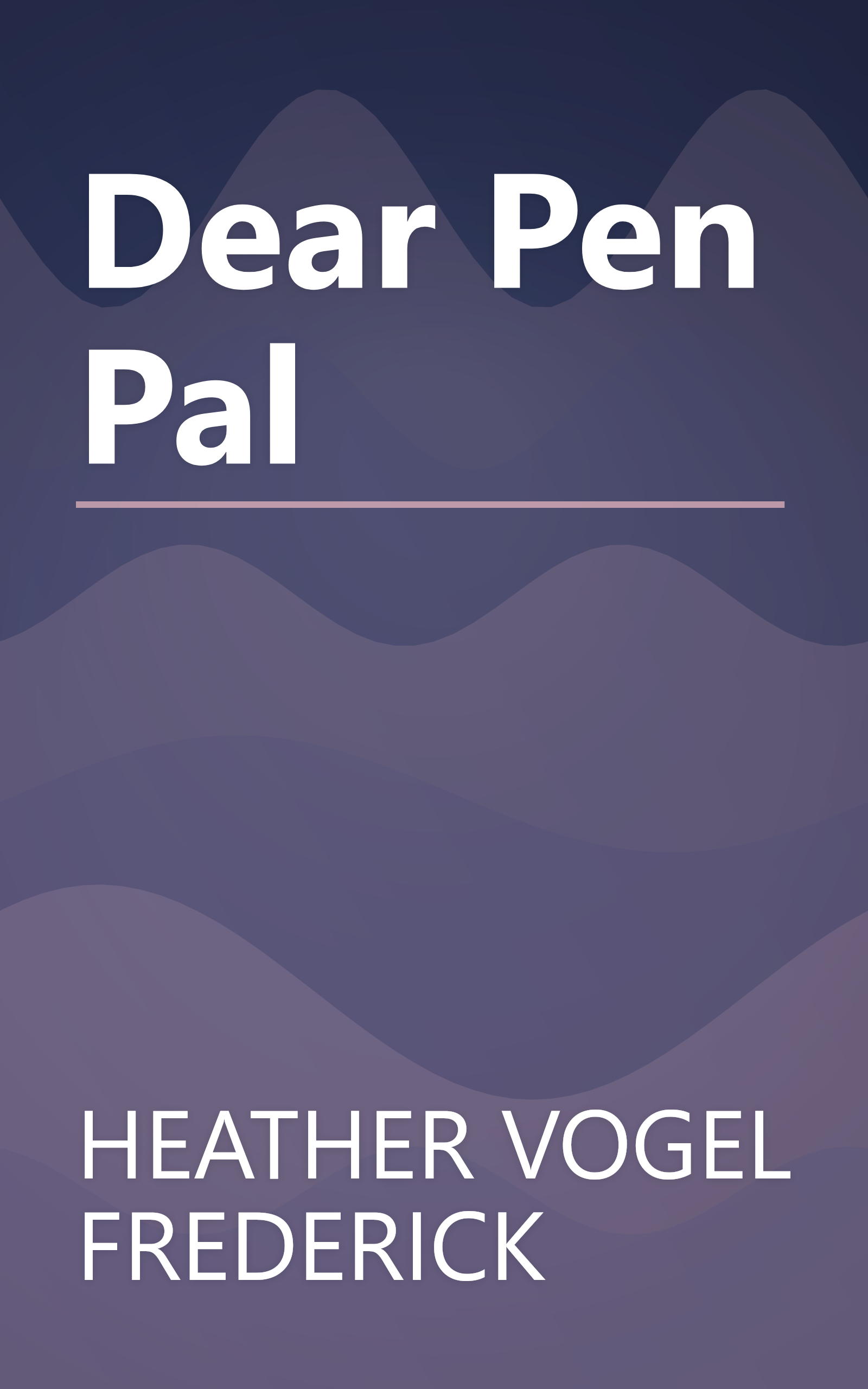 Dear Pen Pal book cover