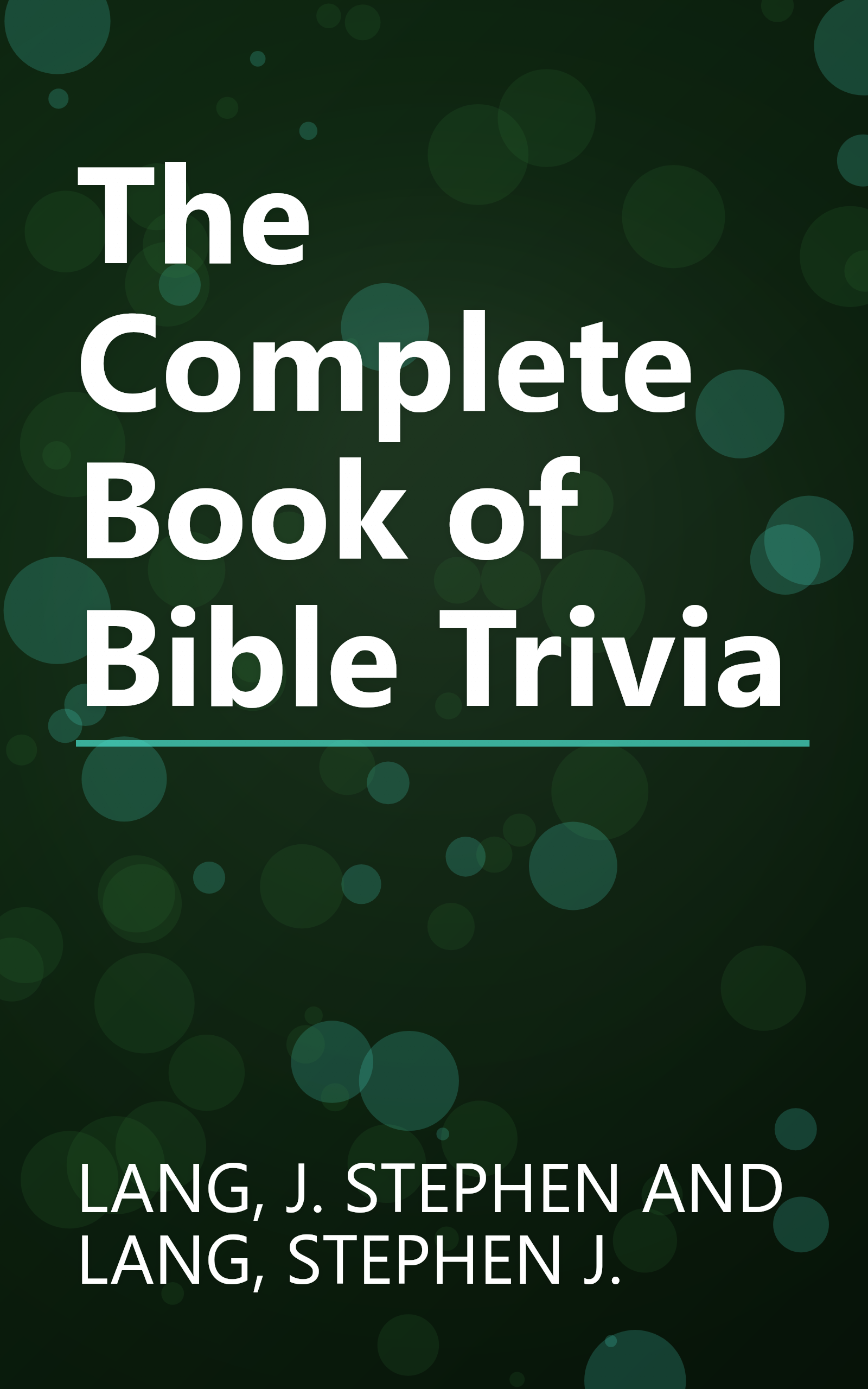 The Complete Book of Bible Trivia book cover