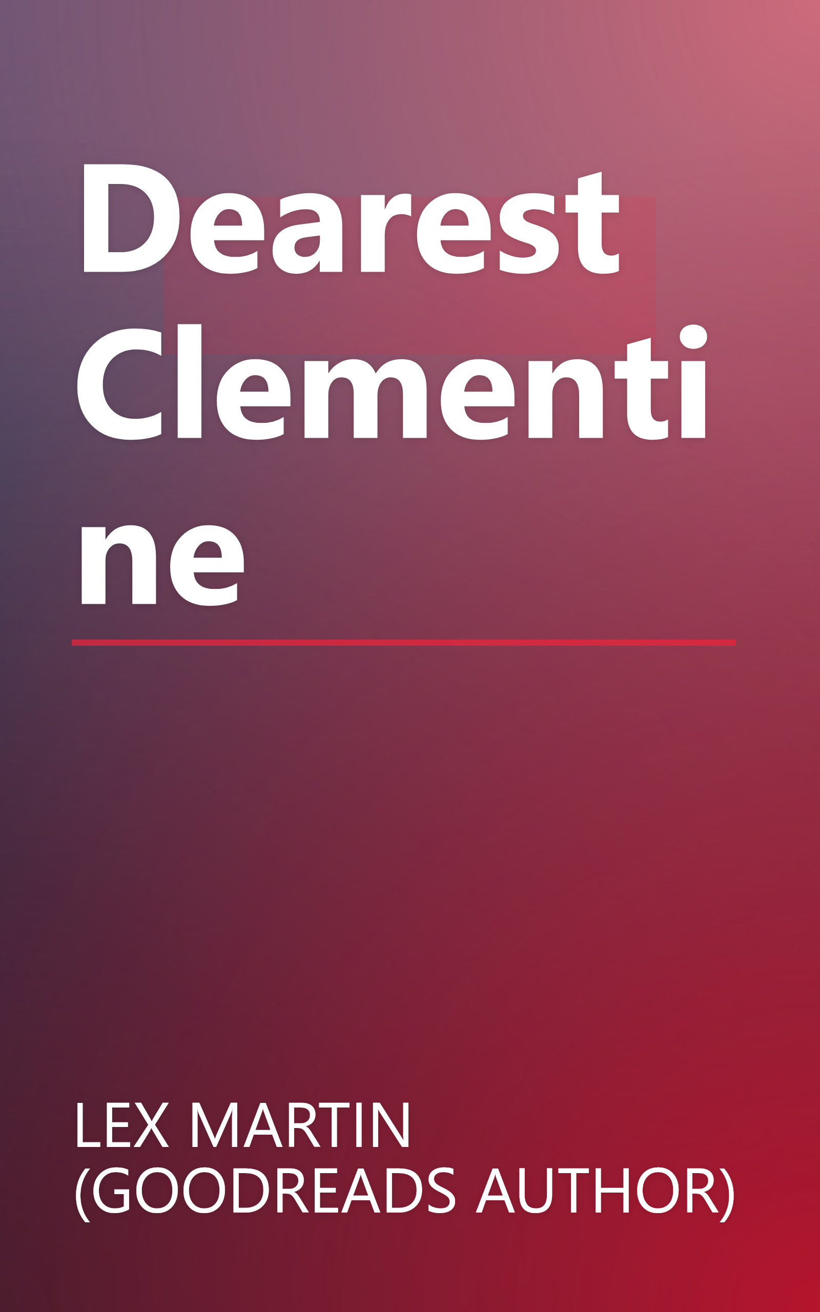 Dearest Clementine book cover
