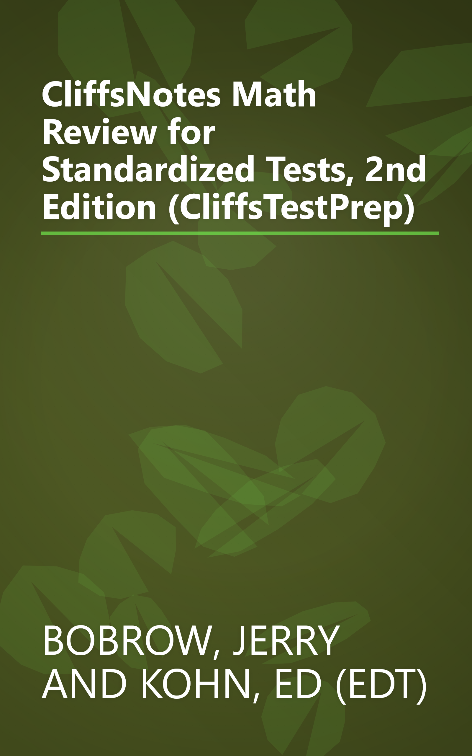 CliffsNotes Math Review for Standardized Tests, 2nd Edition (CliffsTestPrep) book cover