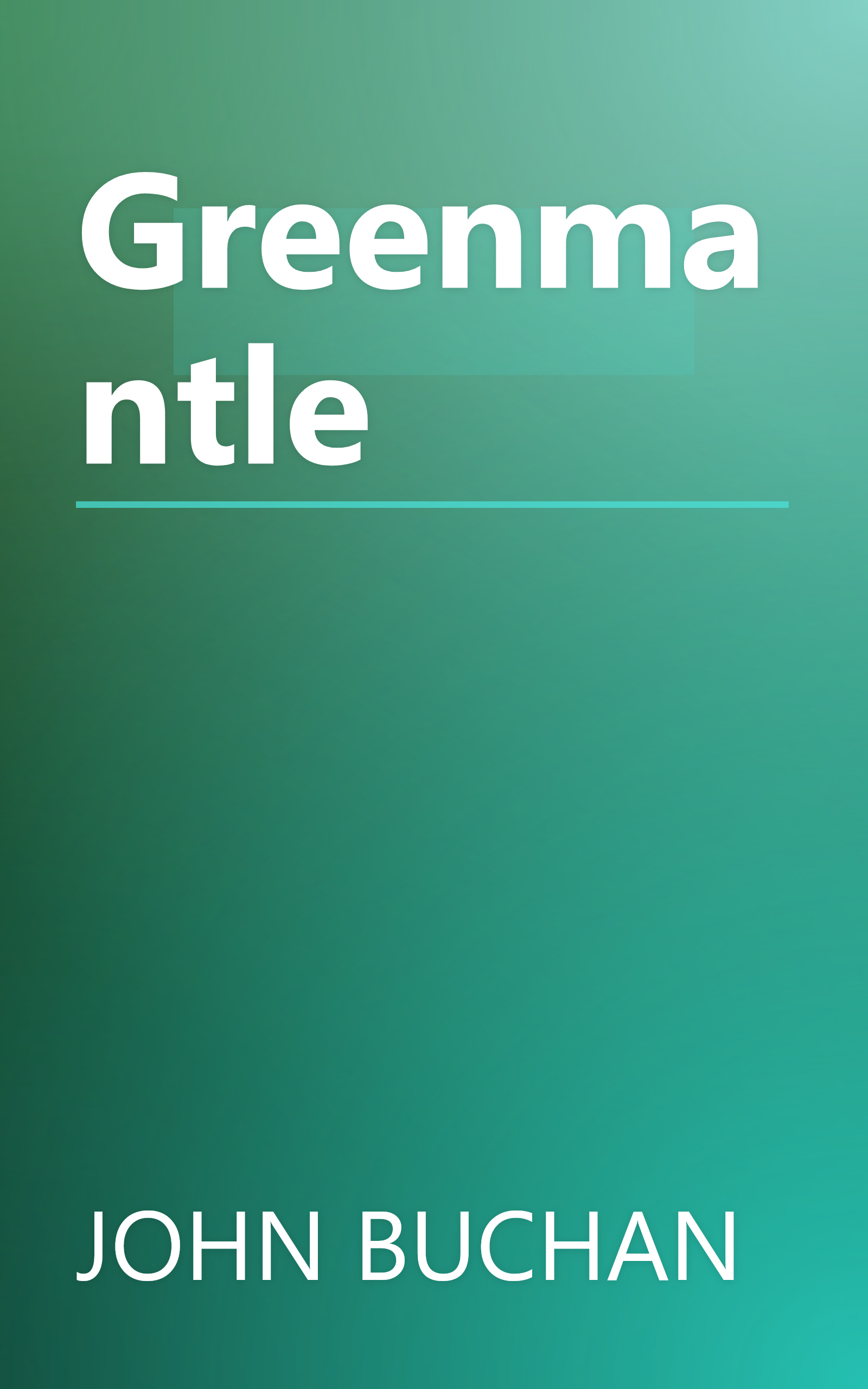 Greenmantle book cover