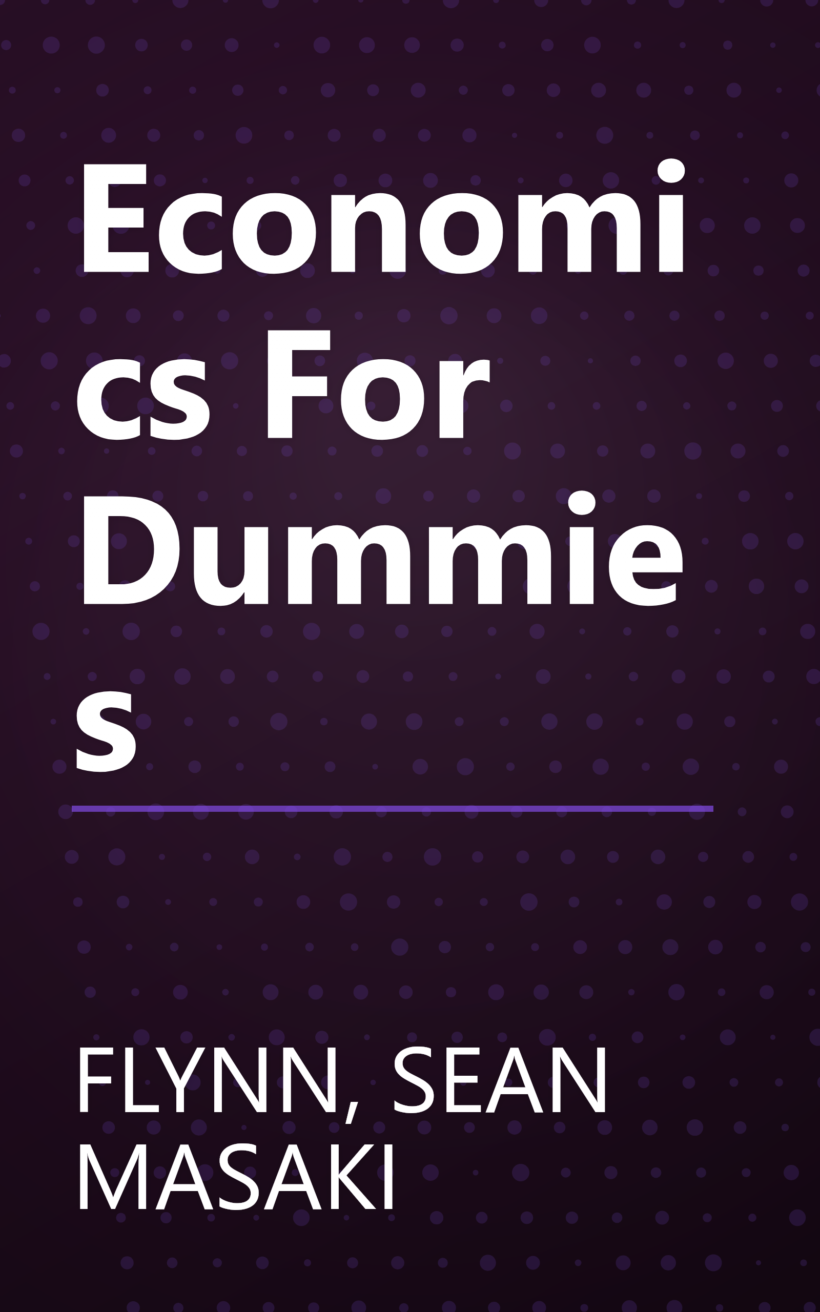 Economics For Dummies book cover