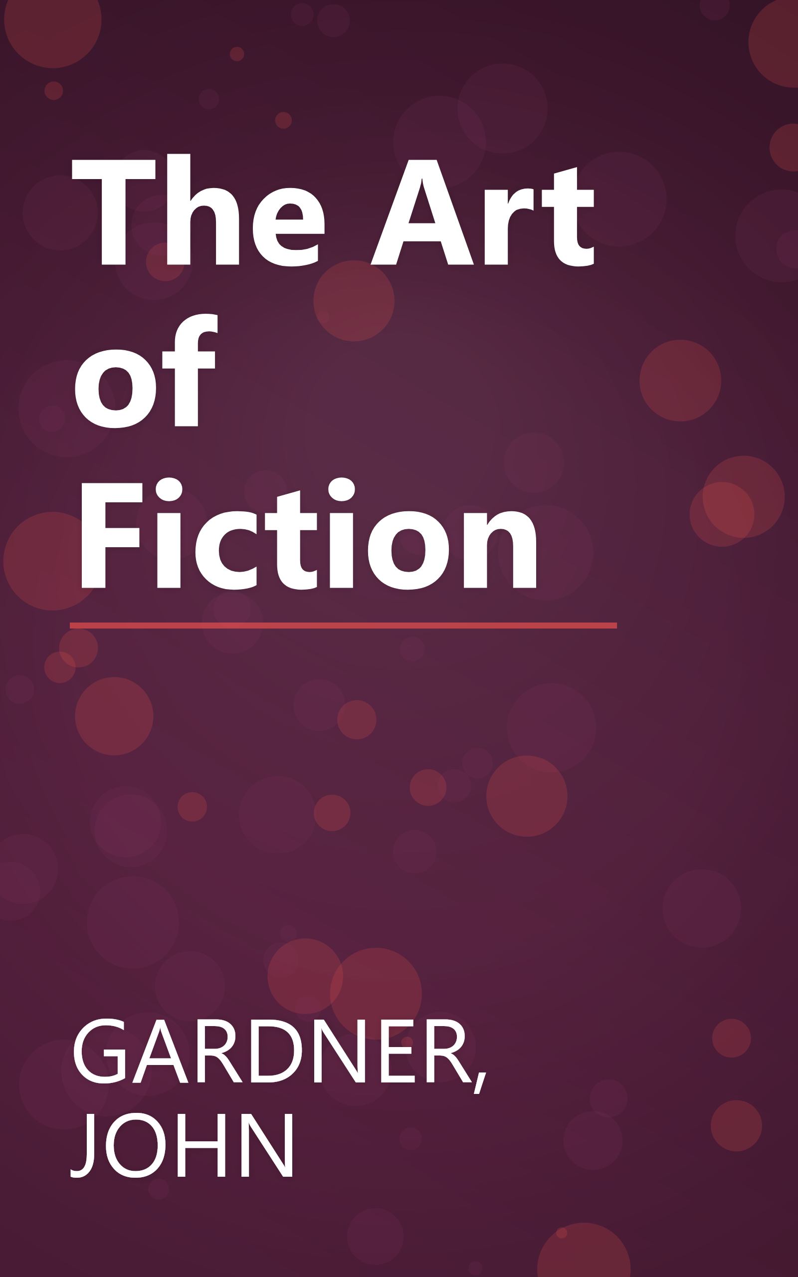 The Art of Fiction book cover