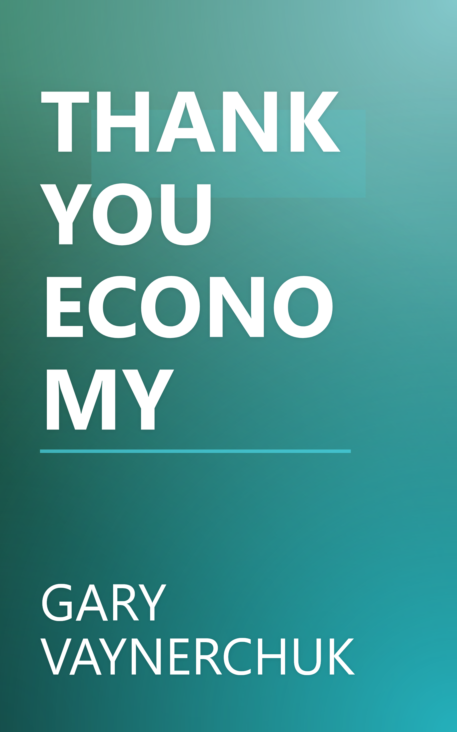 THANK YOU ECONOMY book cover