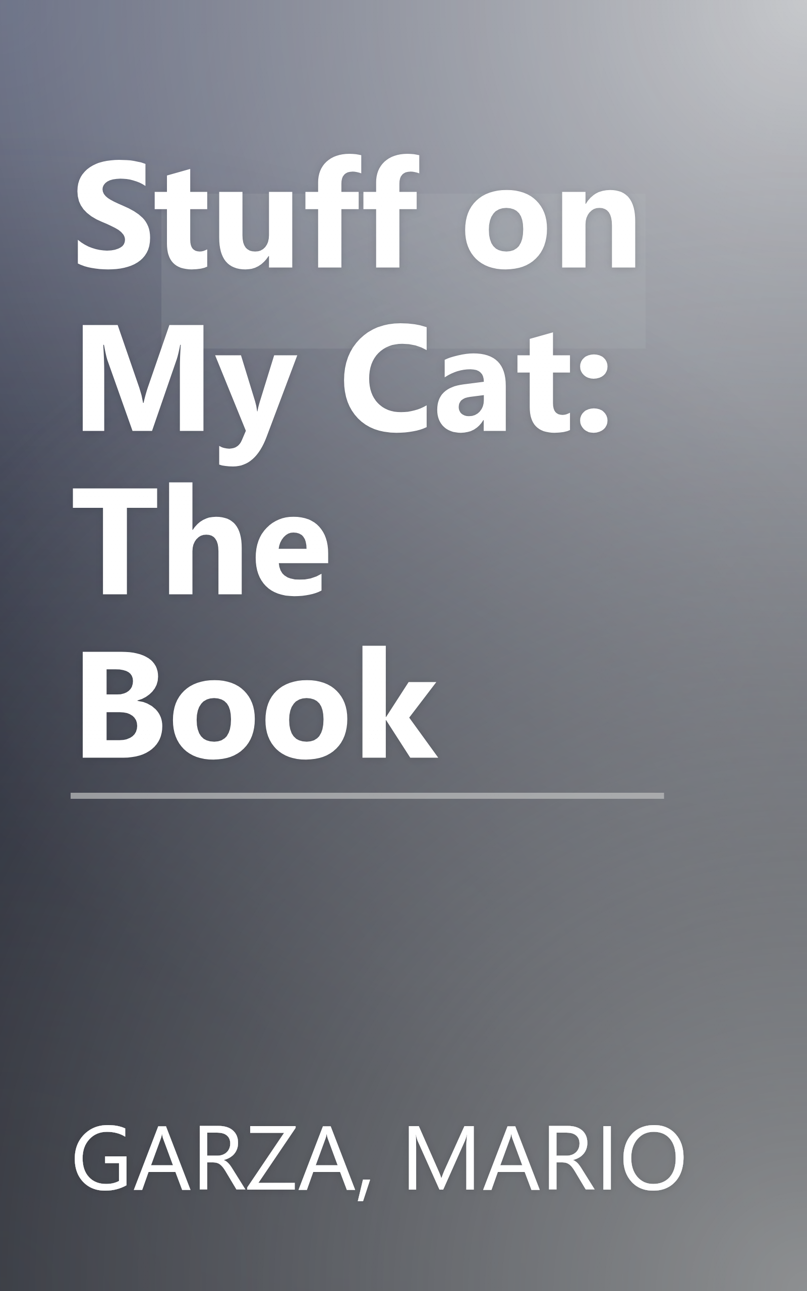 Stuff on My Cat: The Book book cover