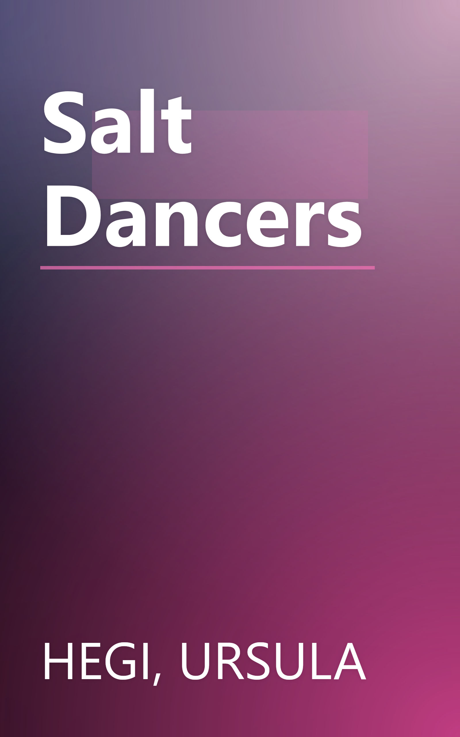 Salt Dancers book cover