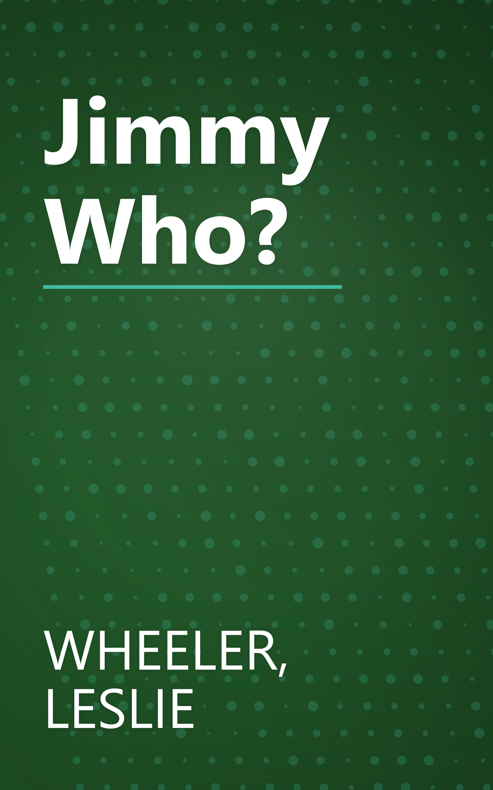 Jimmy Who? book cover