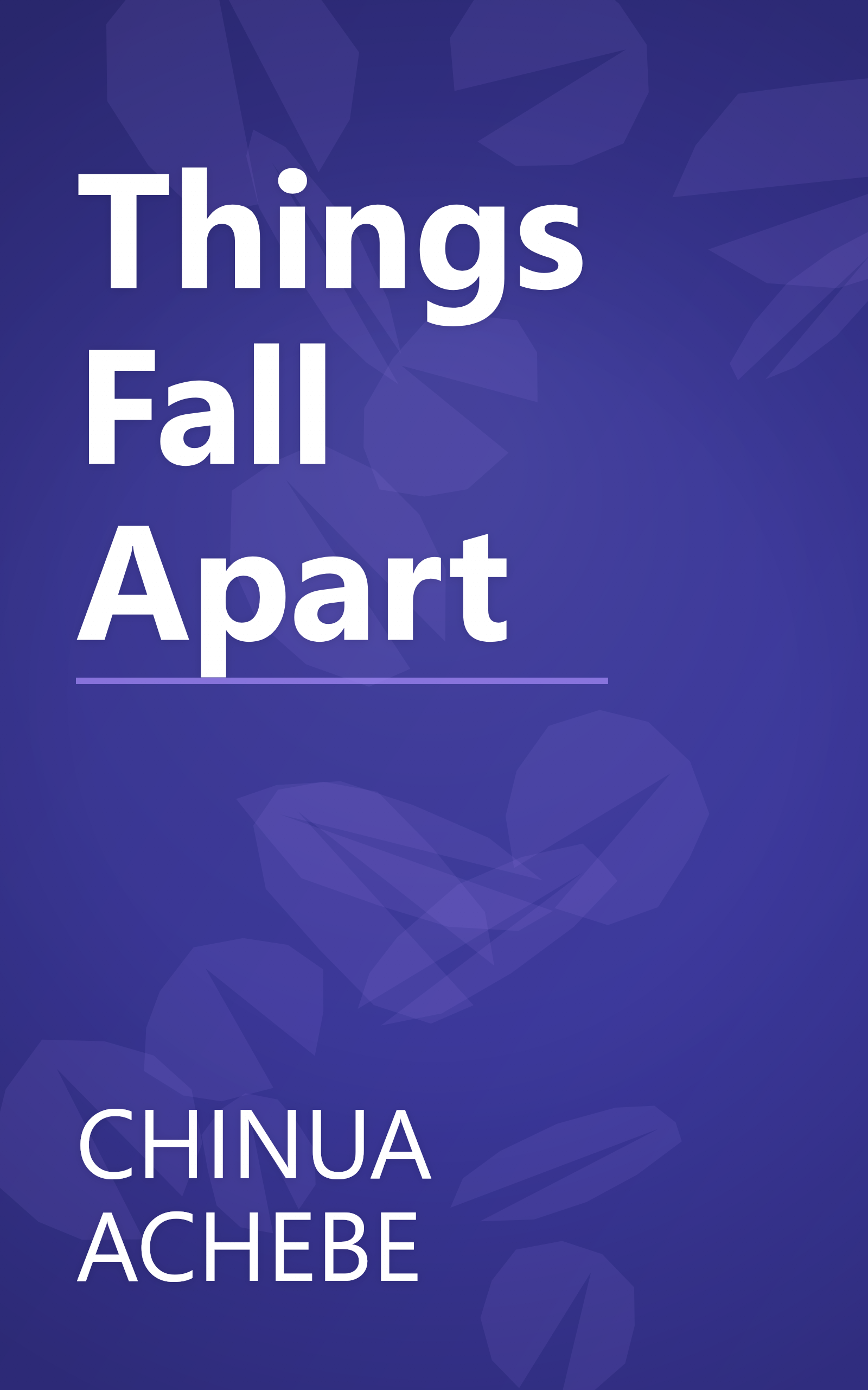 Things Fall Apart book cover