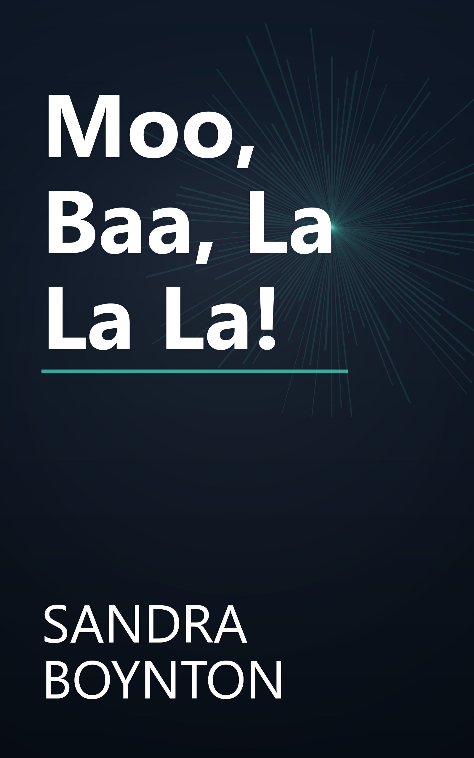 Moo, Baa, La La La! book cover