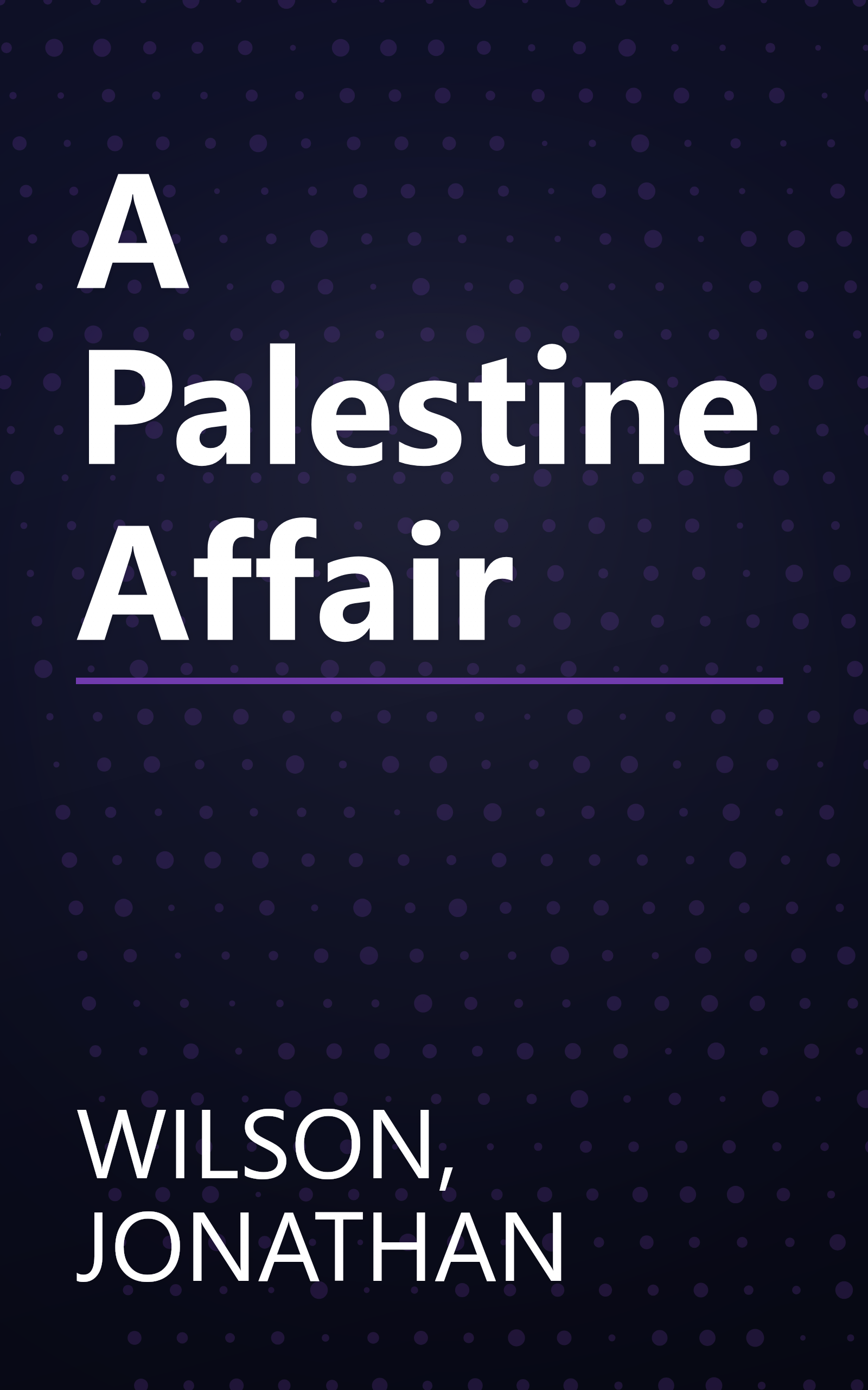 A Palestine Affair book cover
