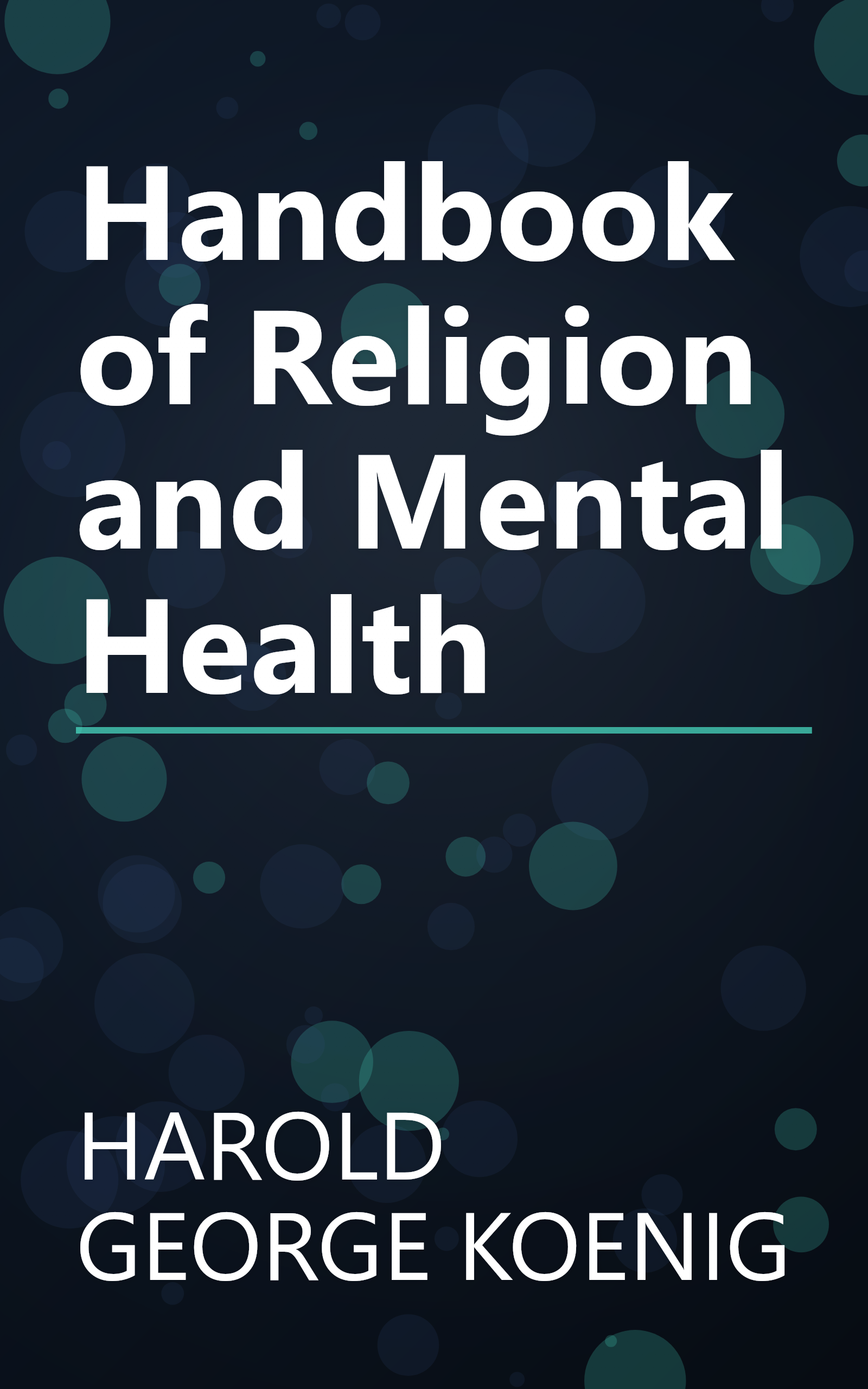 Handbook of Religion and Mental Health book cover