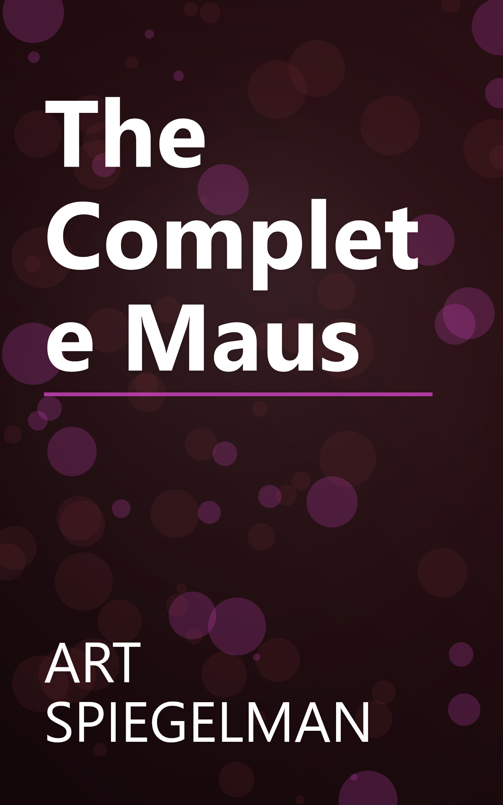 The Complete Maus book cover