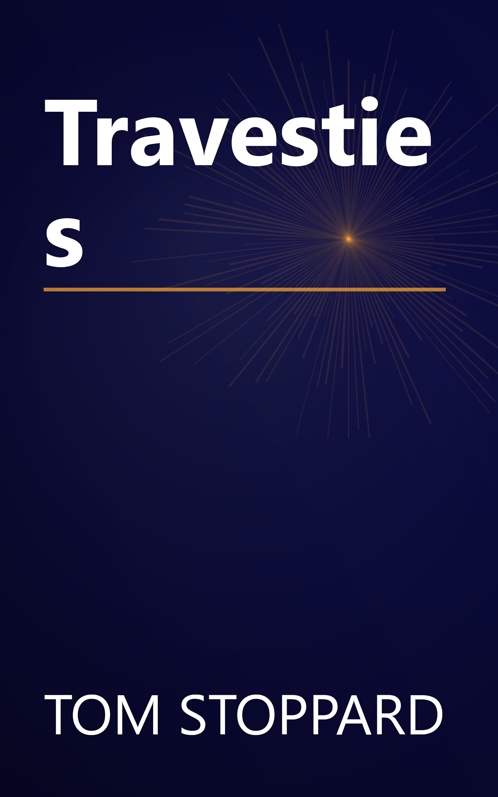 Travesties book cover