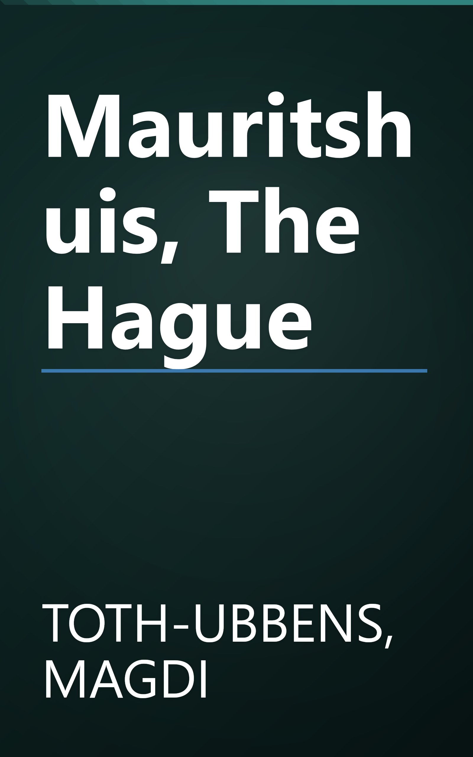 Mauritshuis, The Hague book cover