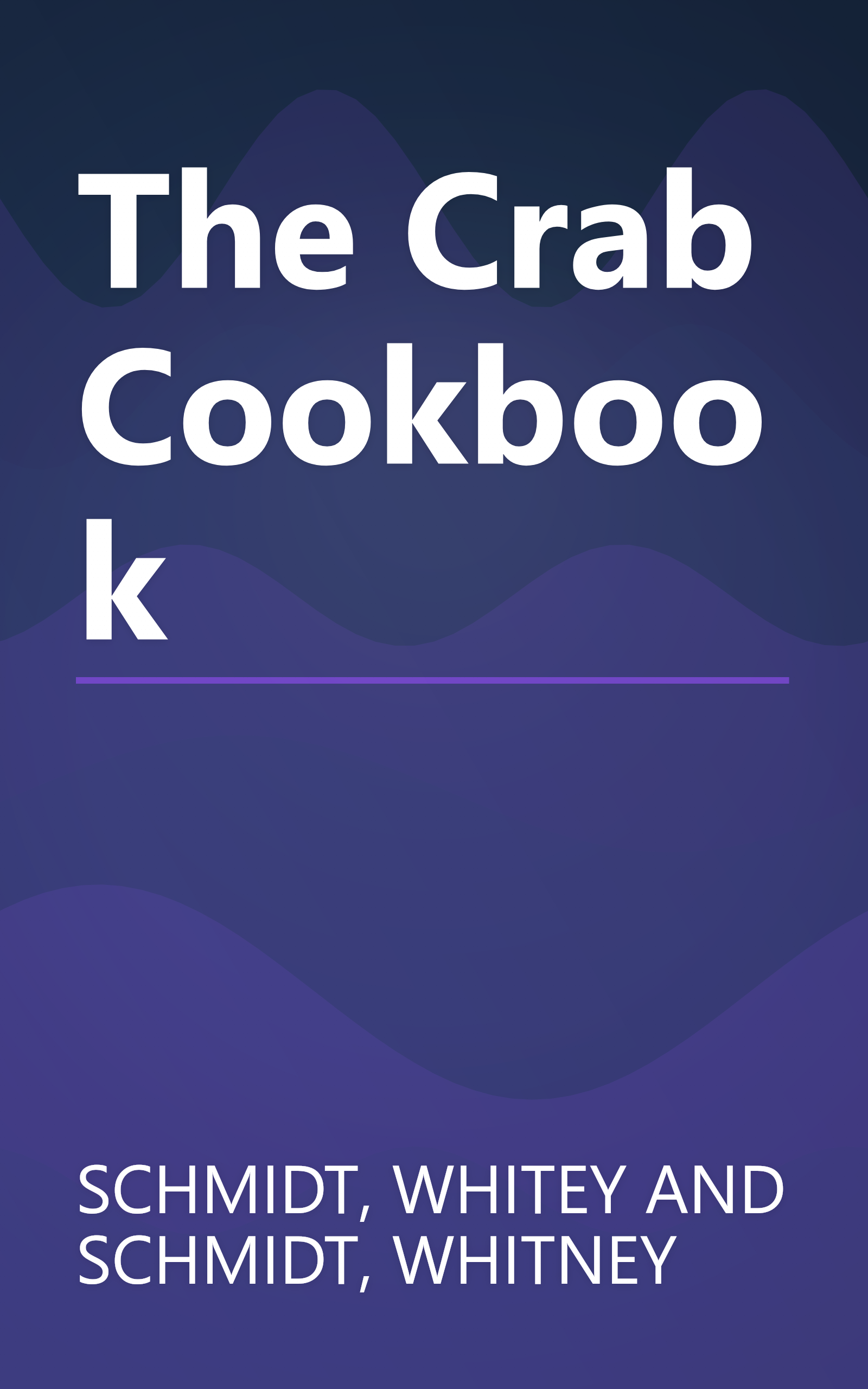 The Crab Cookbook book cover