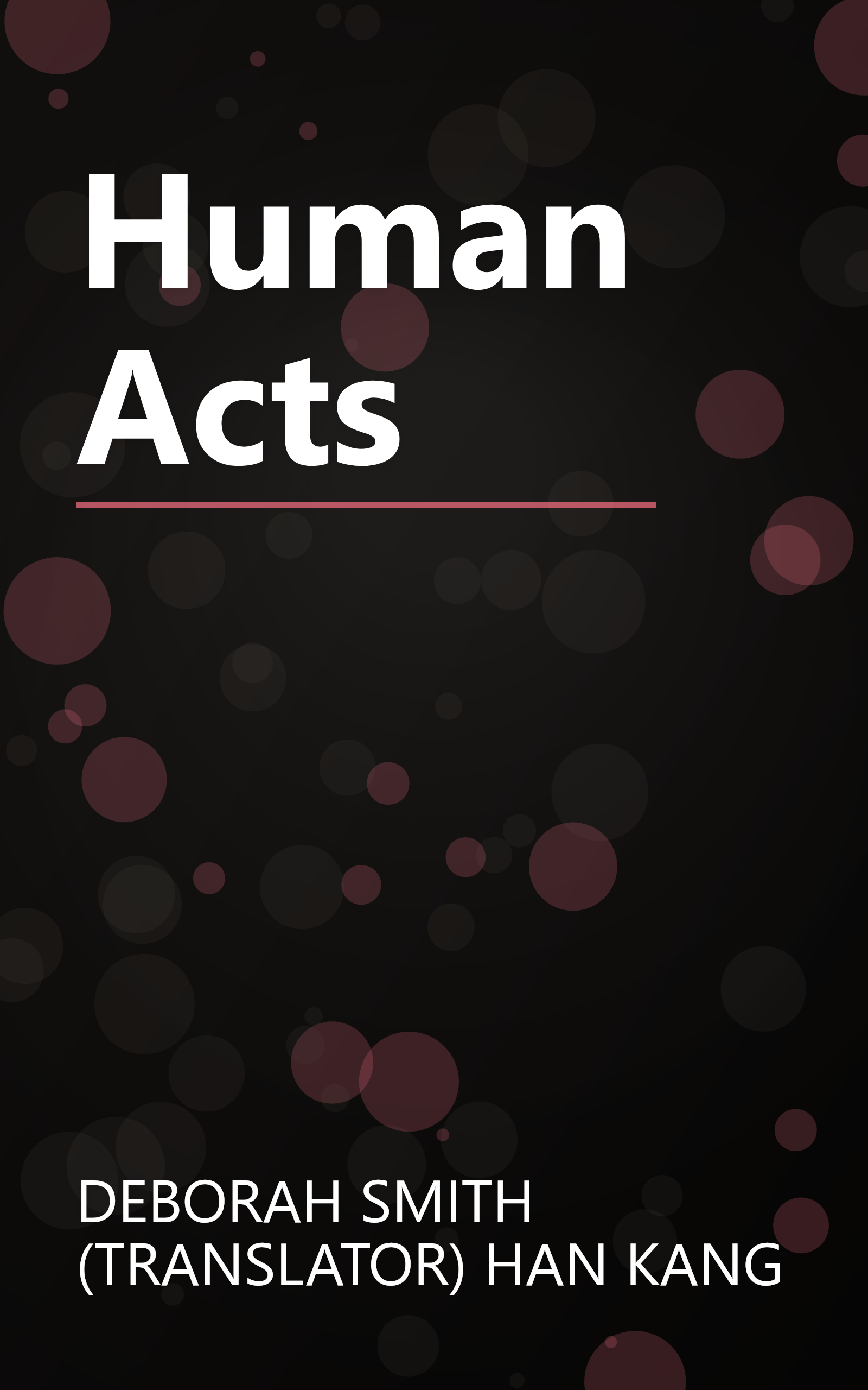 Human Acts book cover