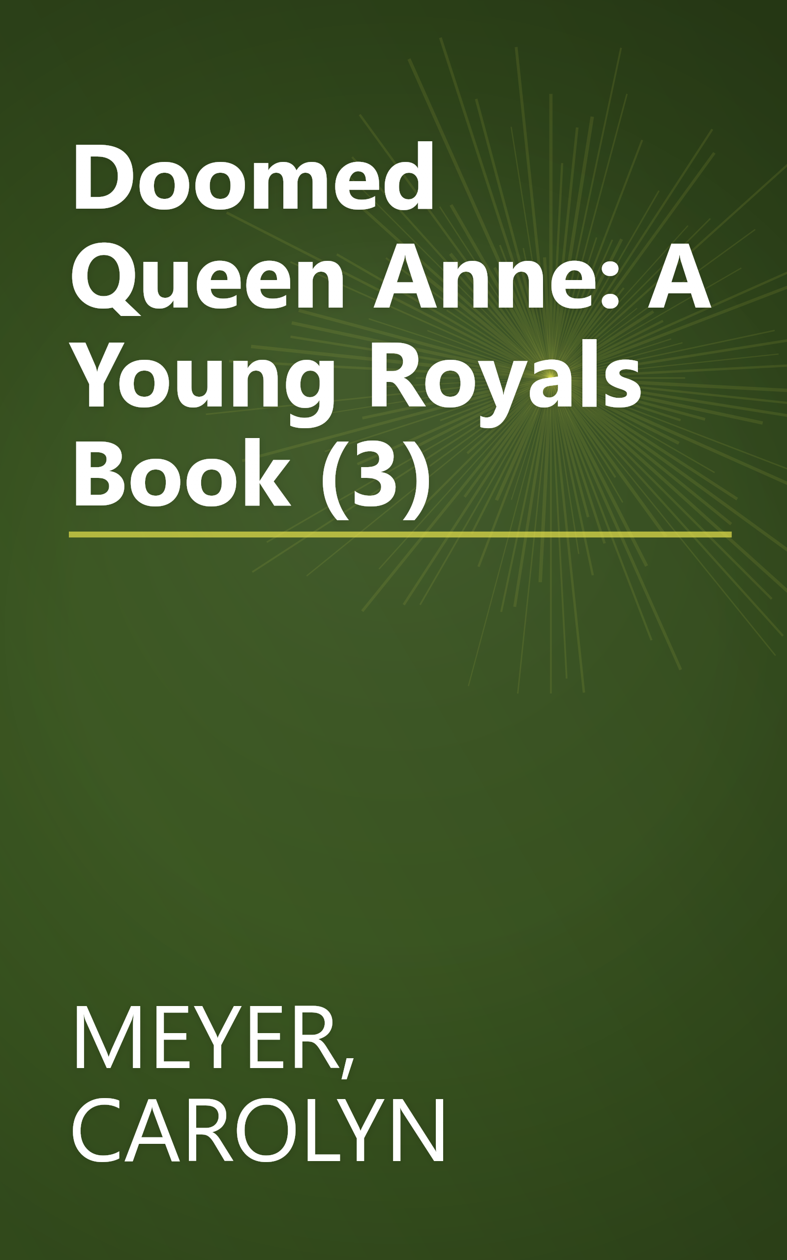 Doomed Queen Anne: A Young Royals Book (3) book cover