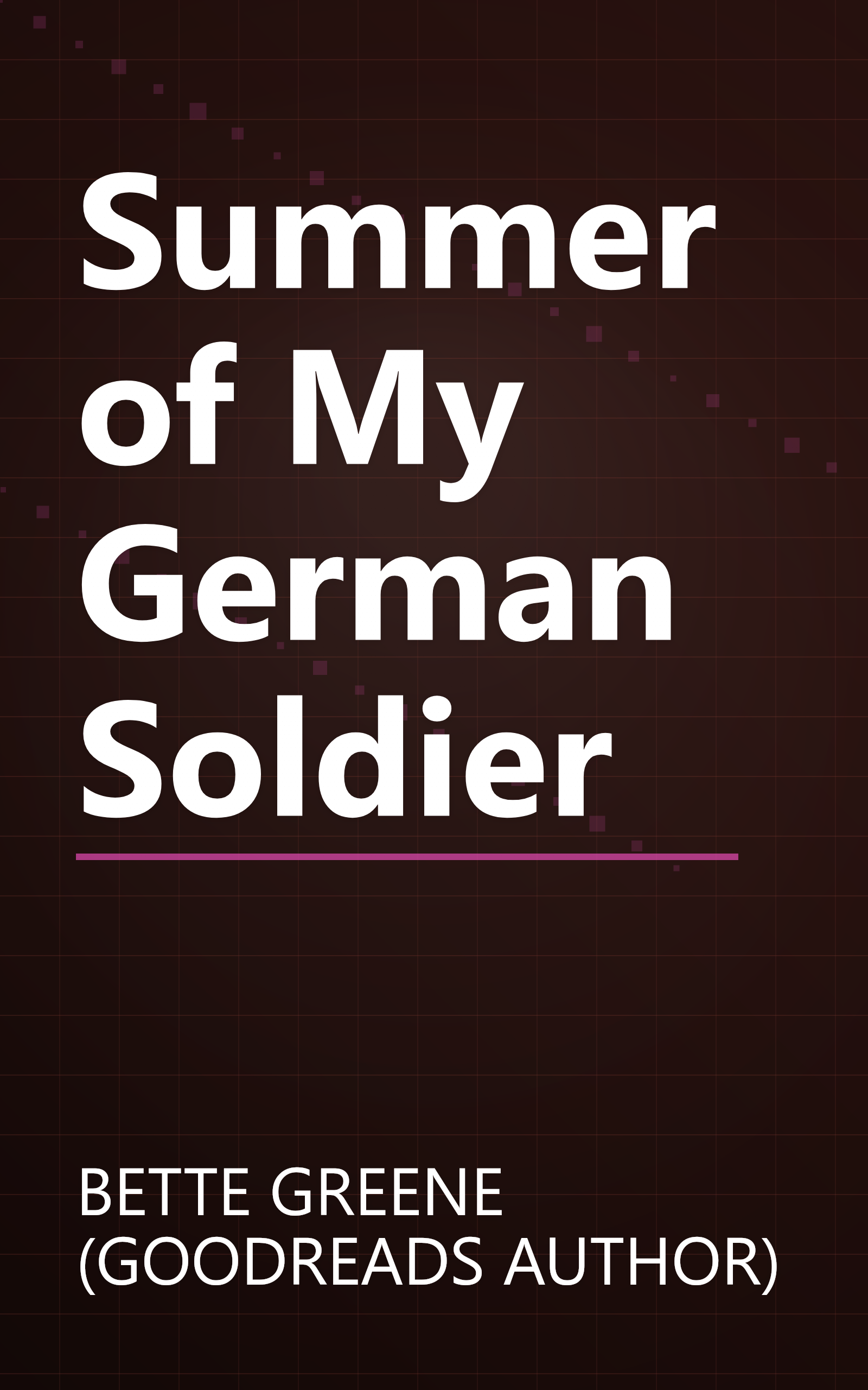 Summer of My German Soldier book cover