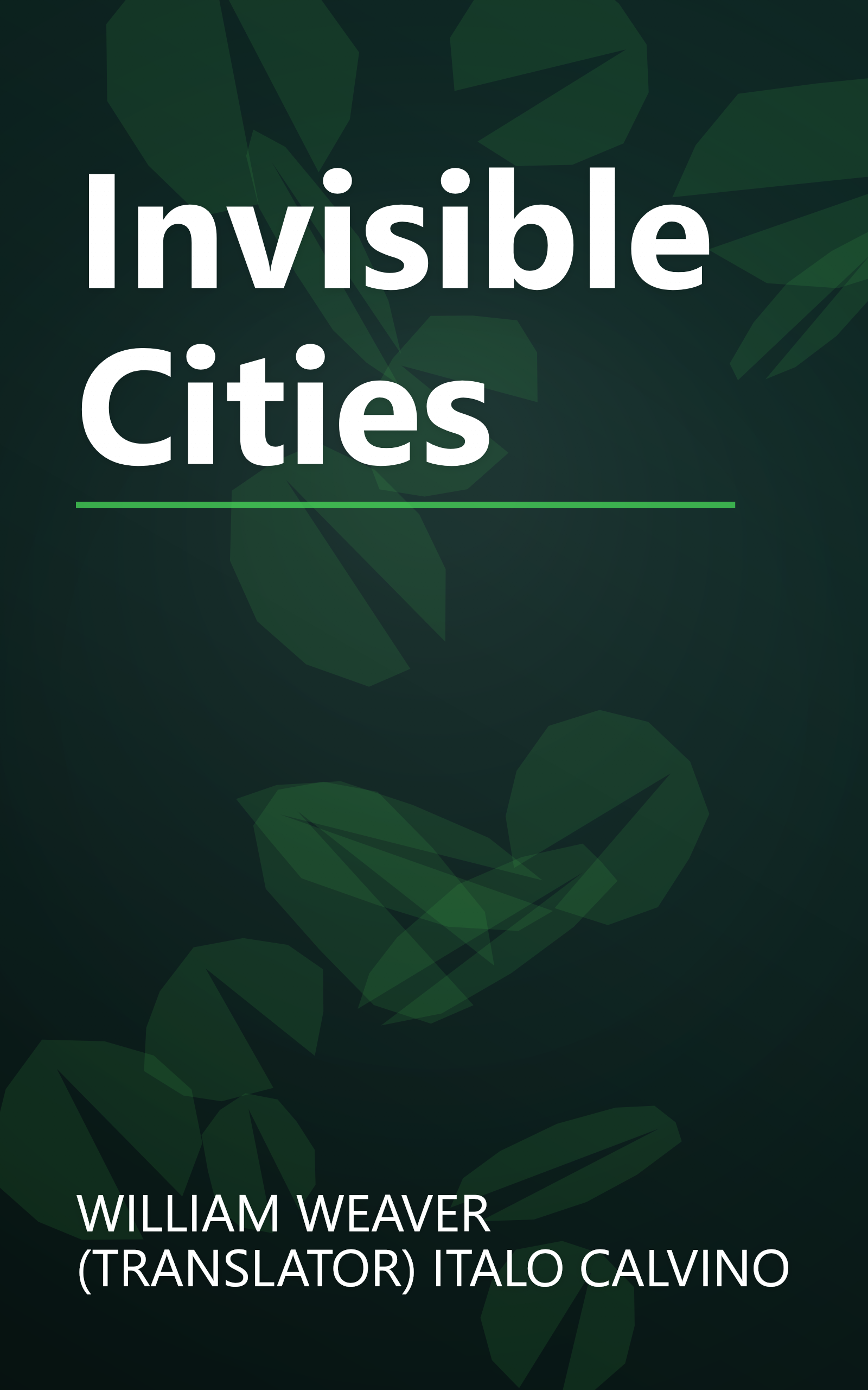 Invisible Cities book cover