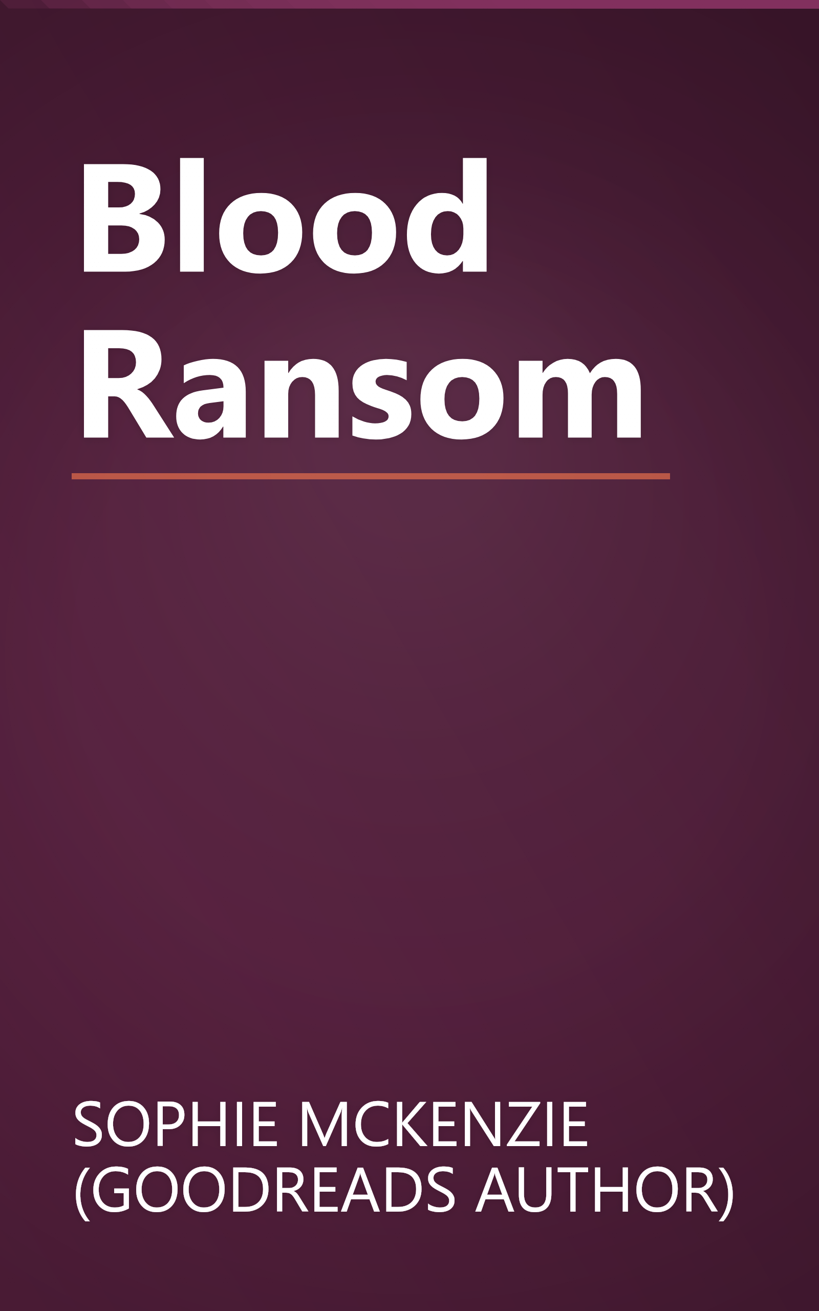 Blood Ransom book cover