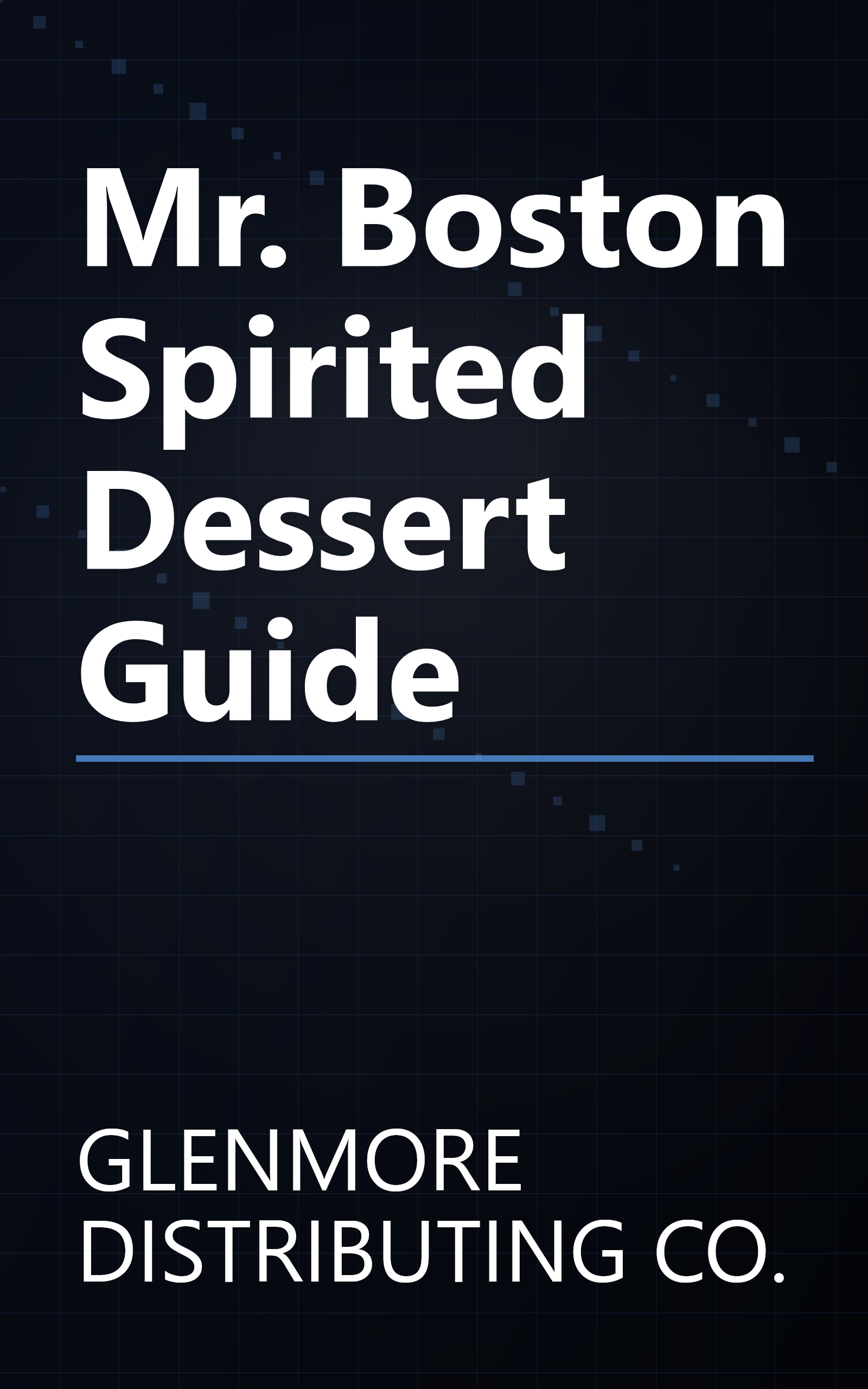 Mr. Boston Spirited Dessert Guide book cover