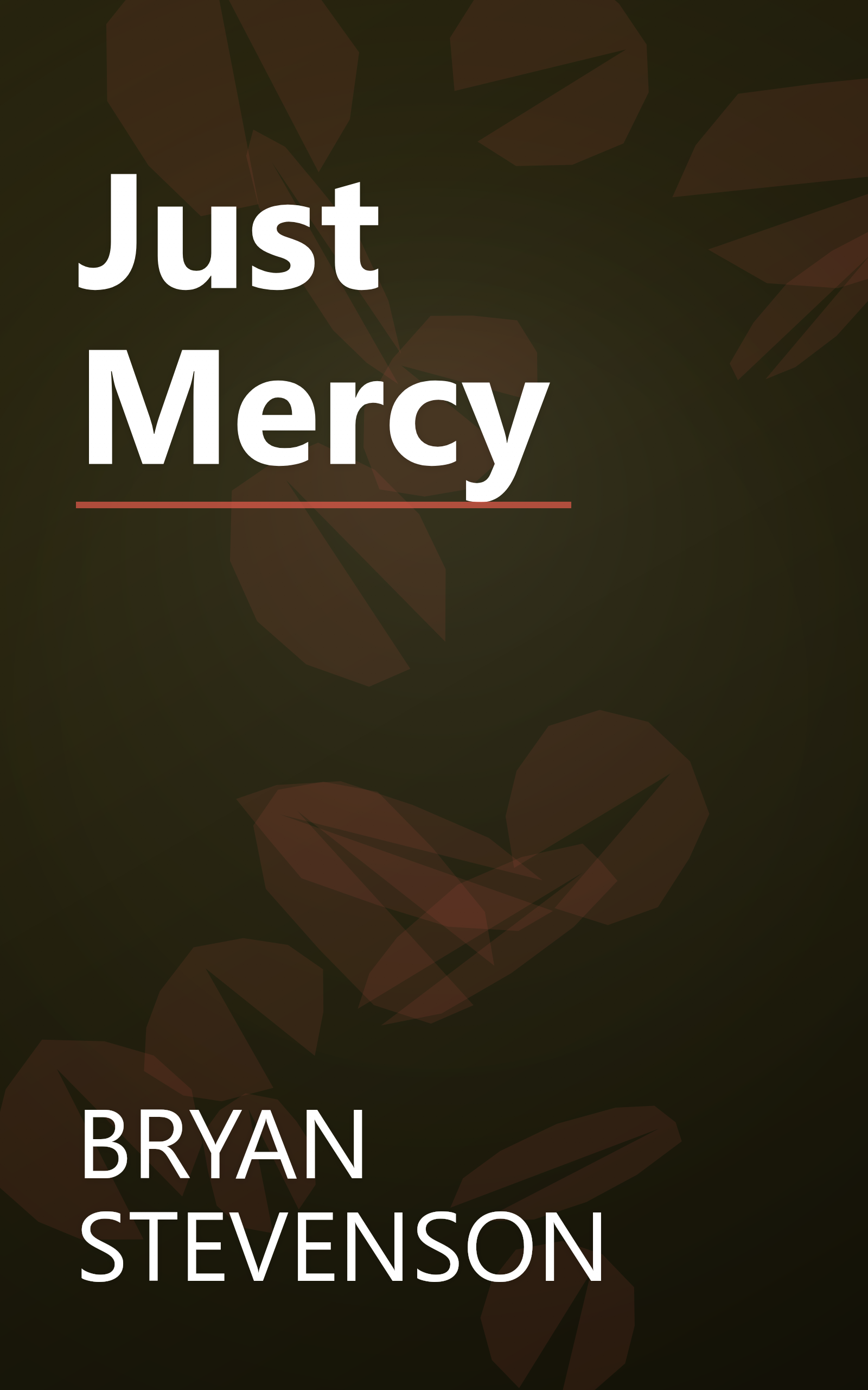 Just Mercy book cover