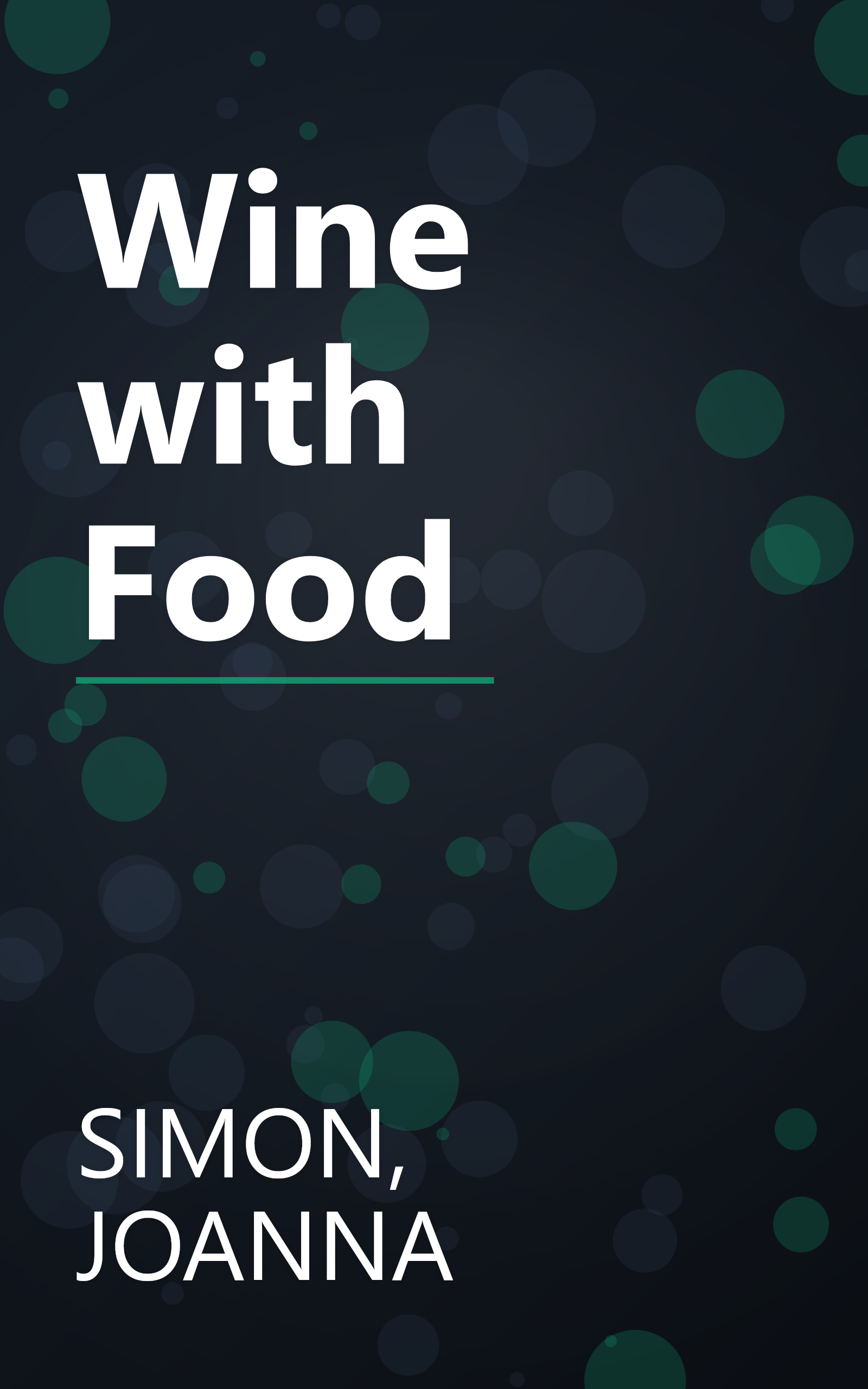 Wine with Food book cover
