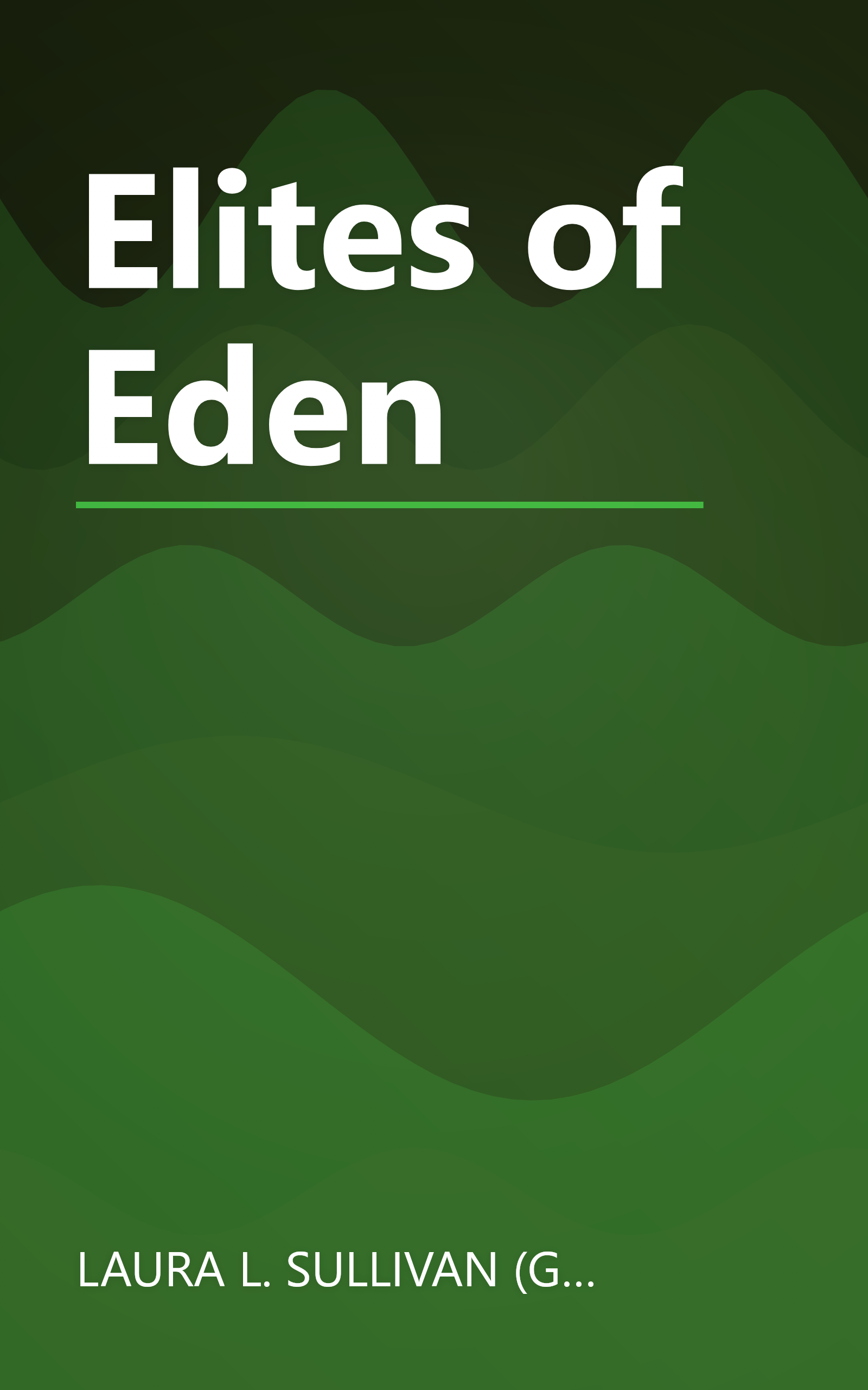 Elites of Eden book cover
